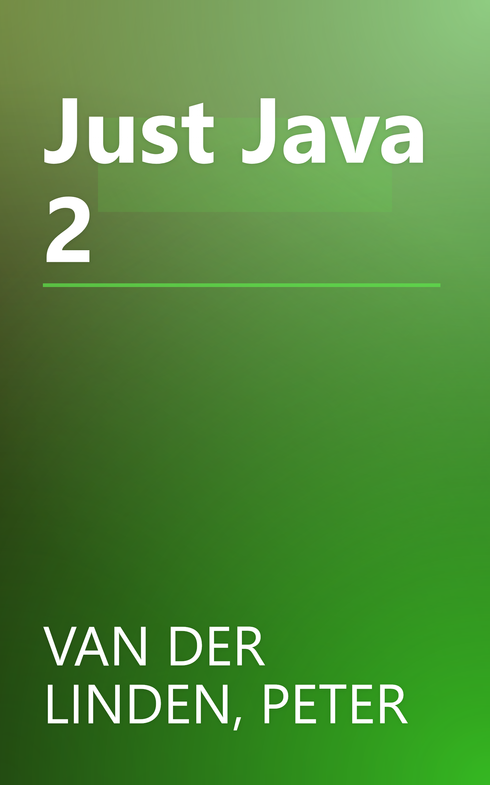 Just Java 2 book cover