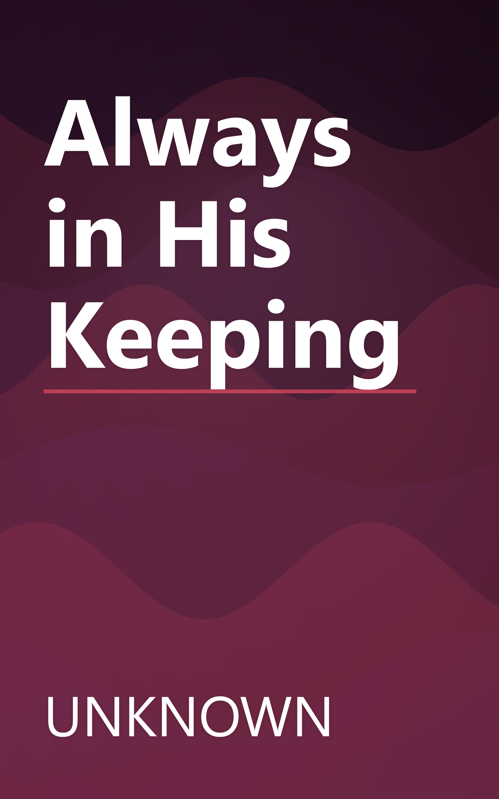 Always in His Keeping book cover