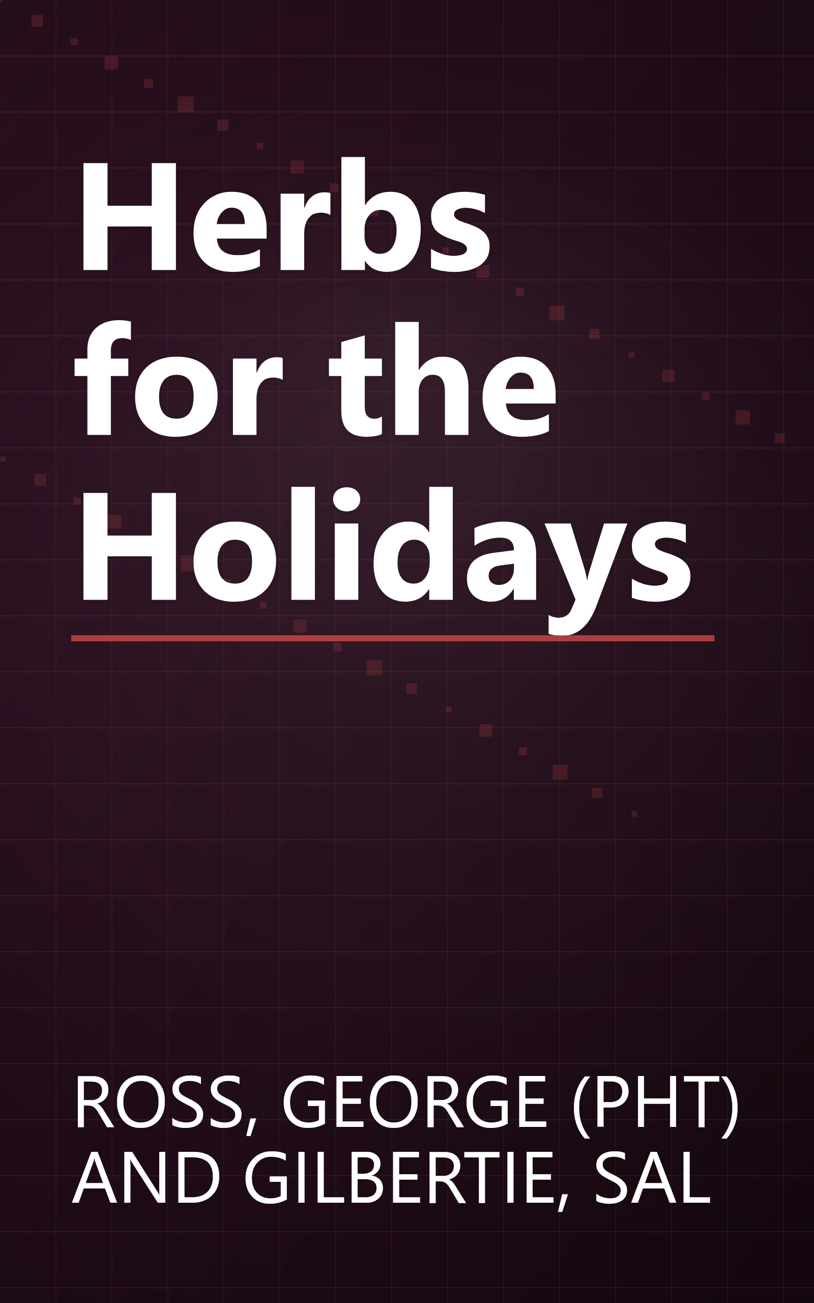 Herbs for the Holidays book cover