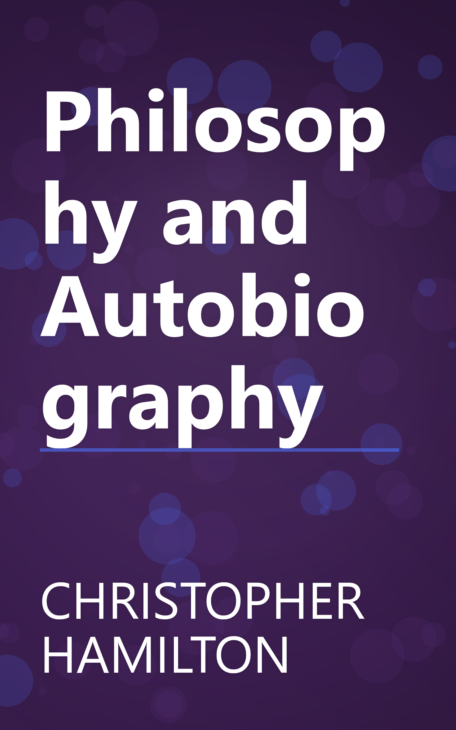 Philosophy and Autobiography book cover
