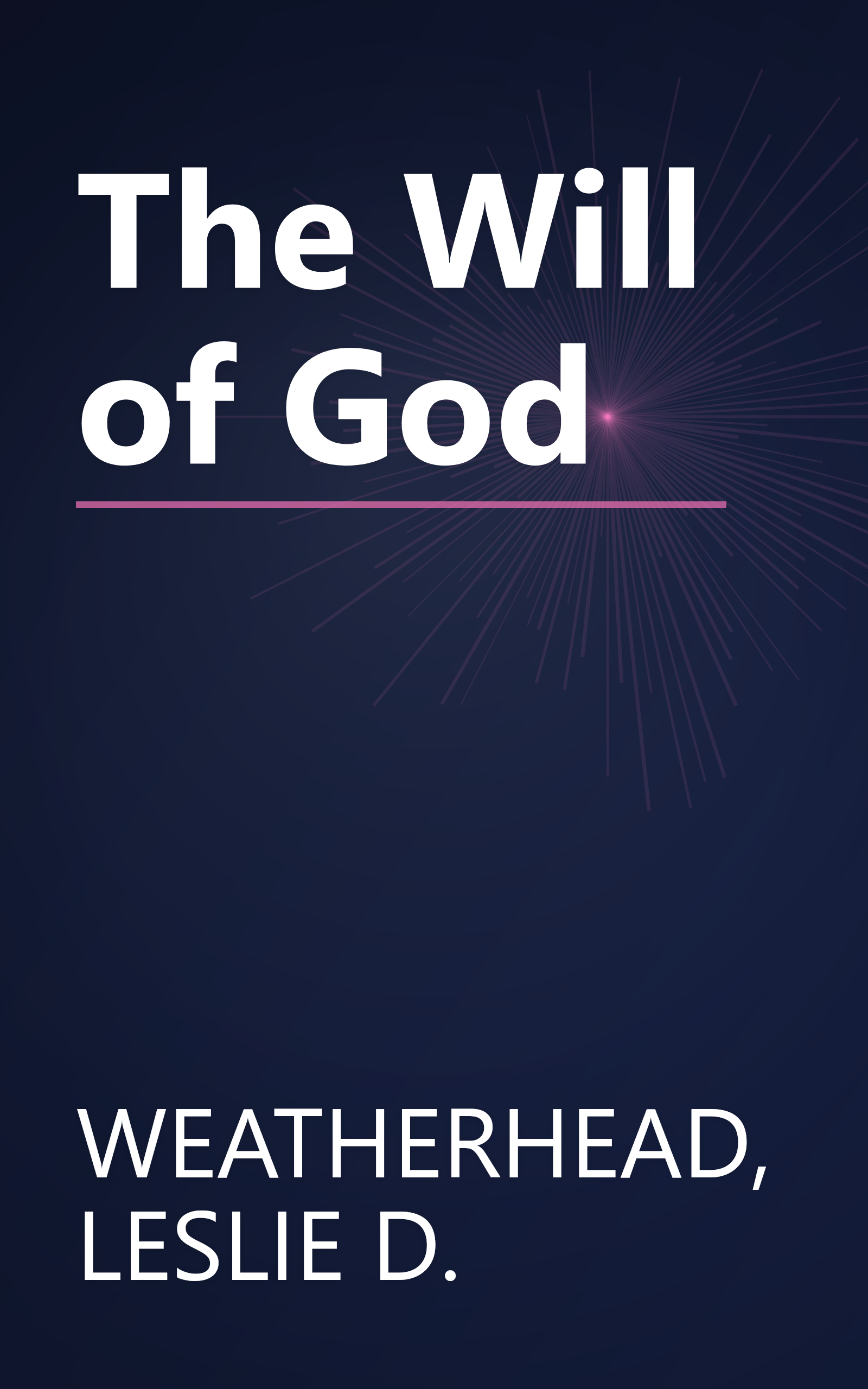 The Will of God book cover
