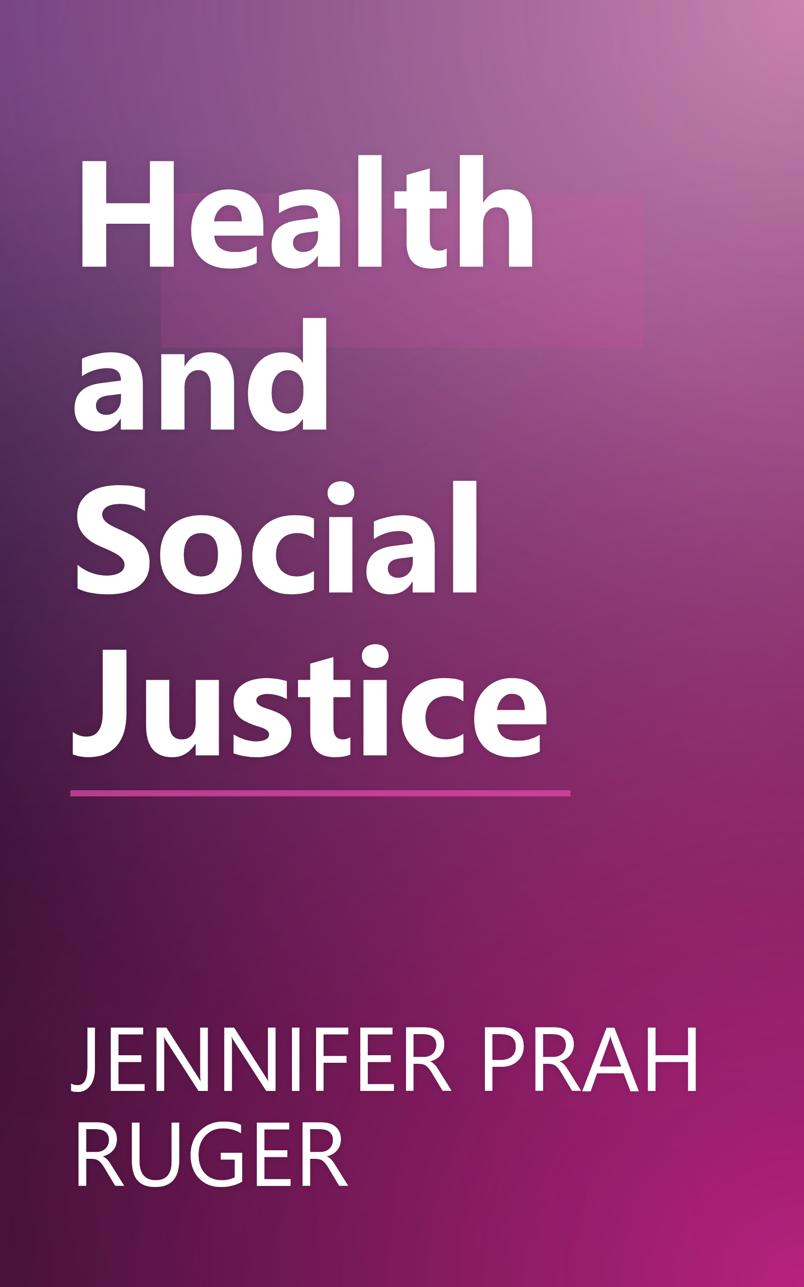 Health and Social Justice book cover
