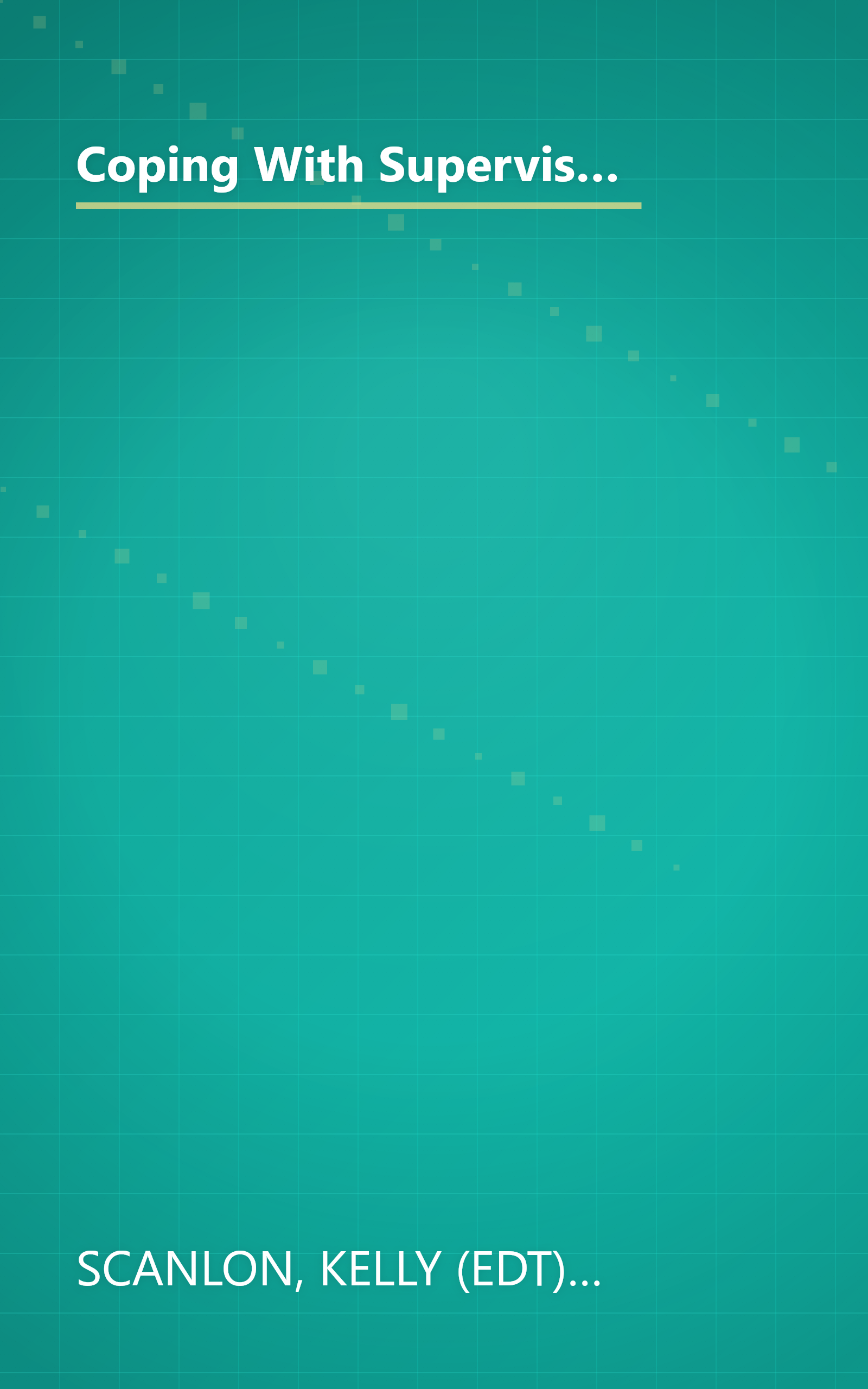 Coping With Supervisory Nightmares: 12 Common Nightmares of Leadership & What You Can Do About Them (Self-Study Sourcebook) (Self-Study Sourcebook) book cover