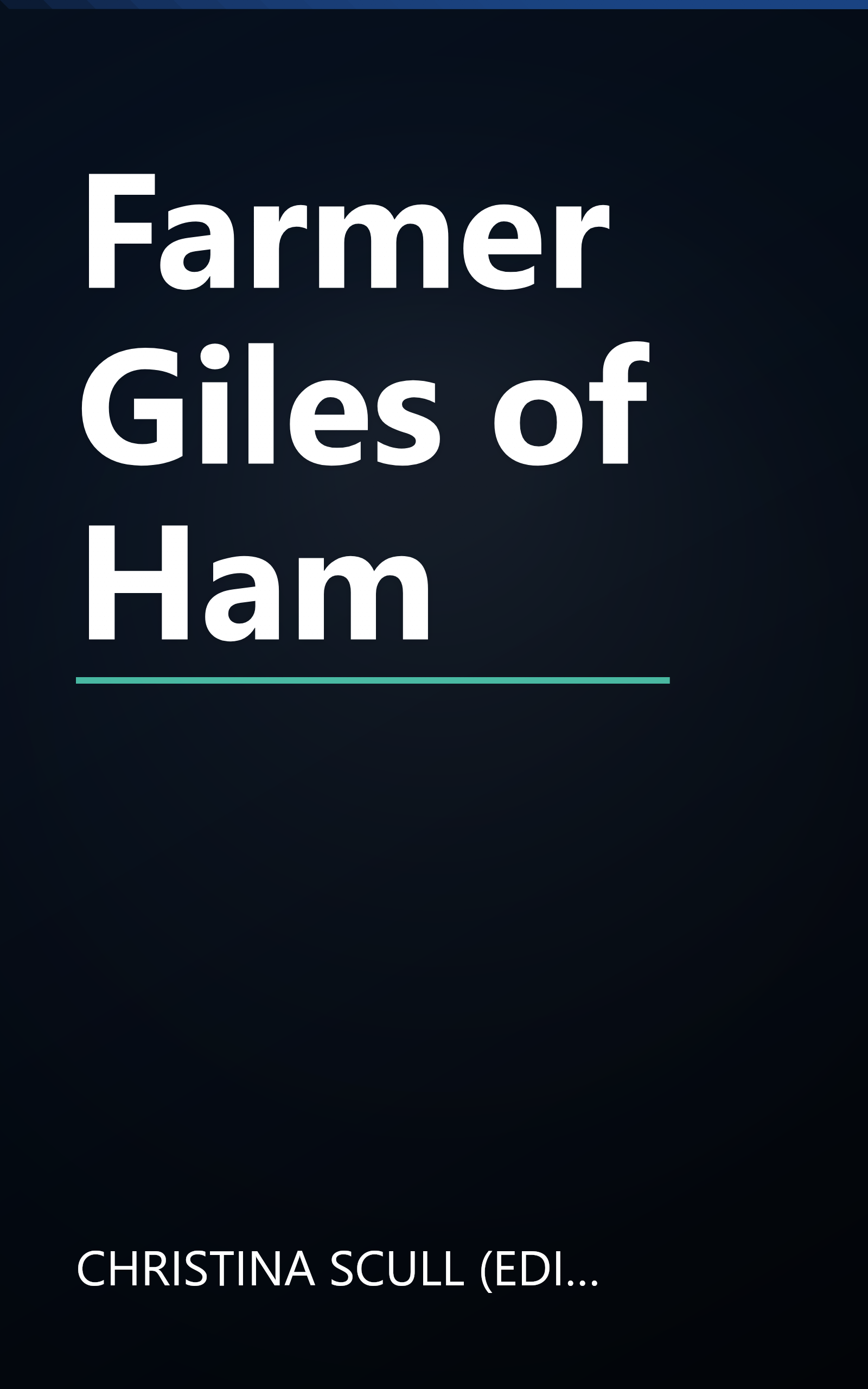 Farmer Giles of Ham book cover