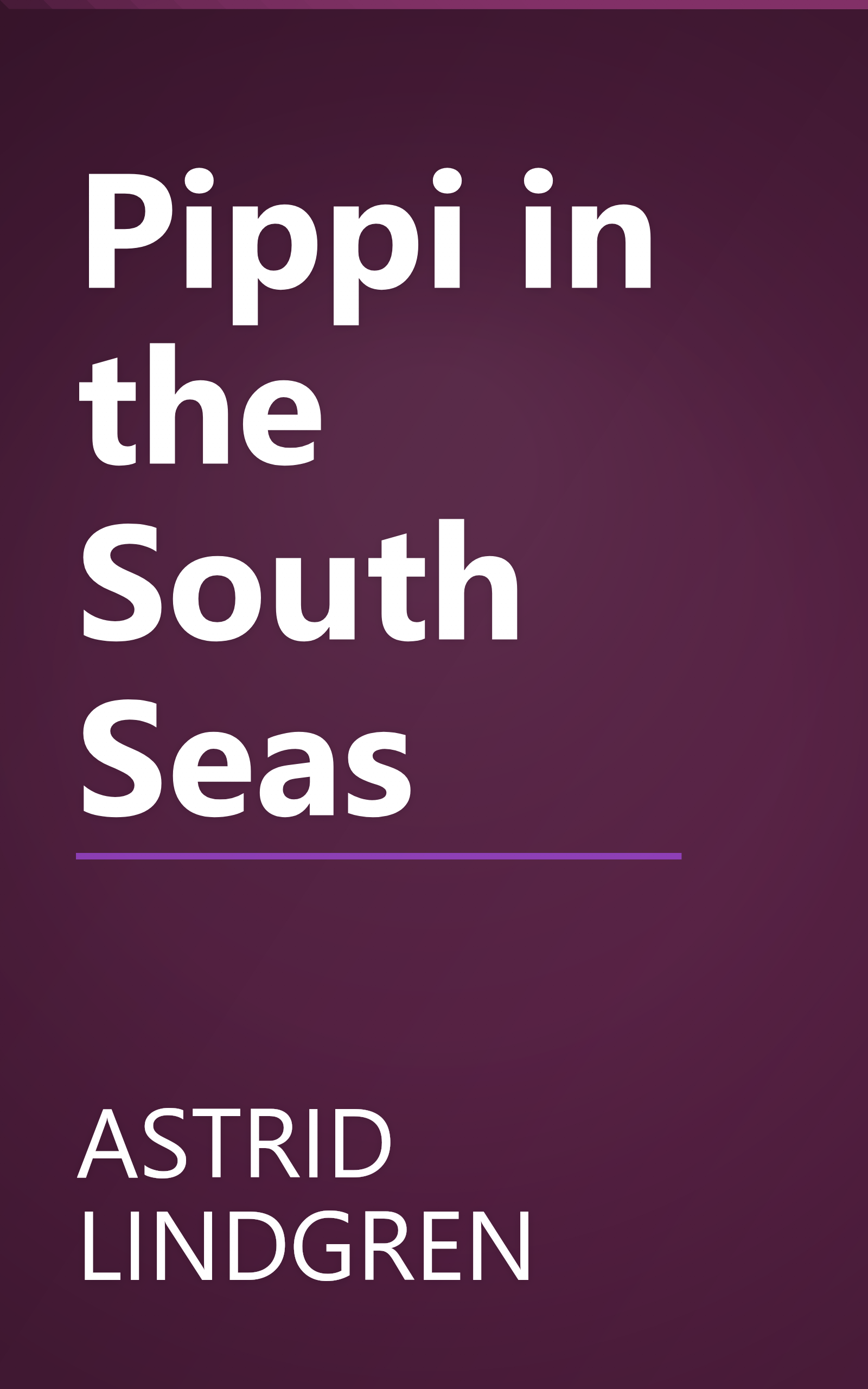 Pippi in the South Seas book cover