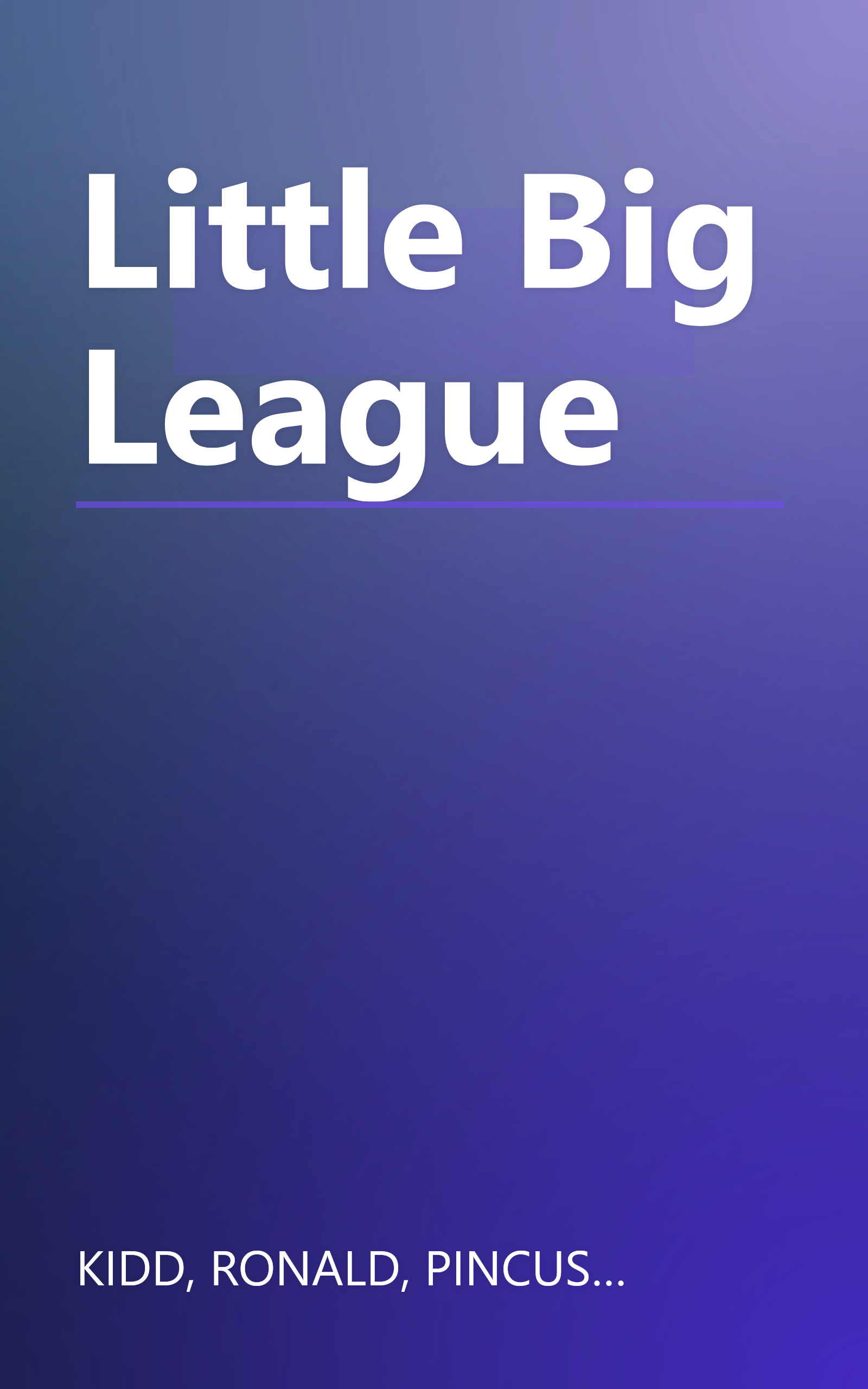 Little Big League book cover