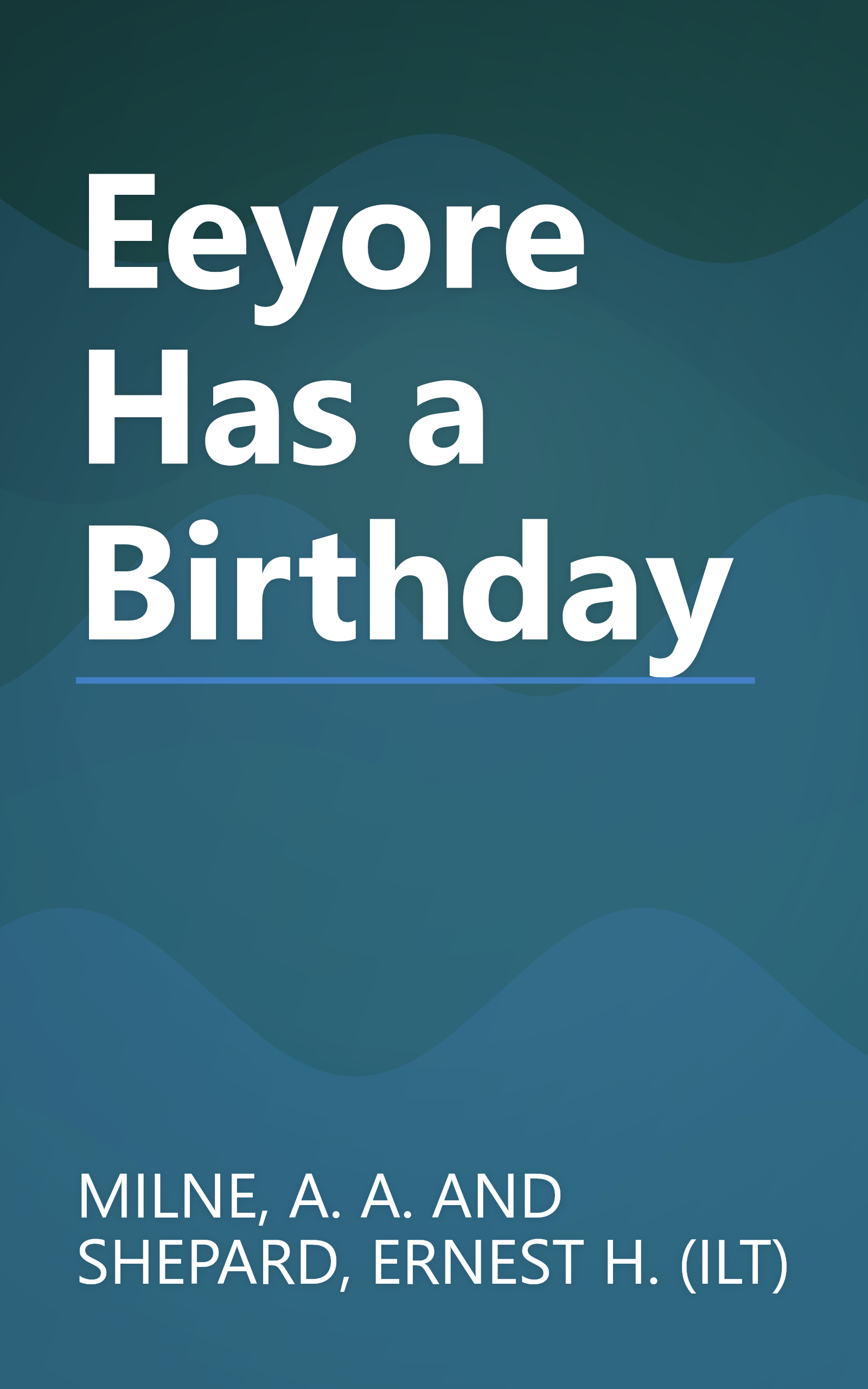 Eeyore Has a Birthday book cover