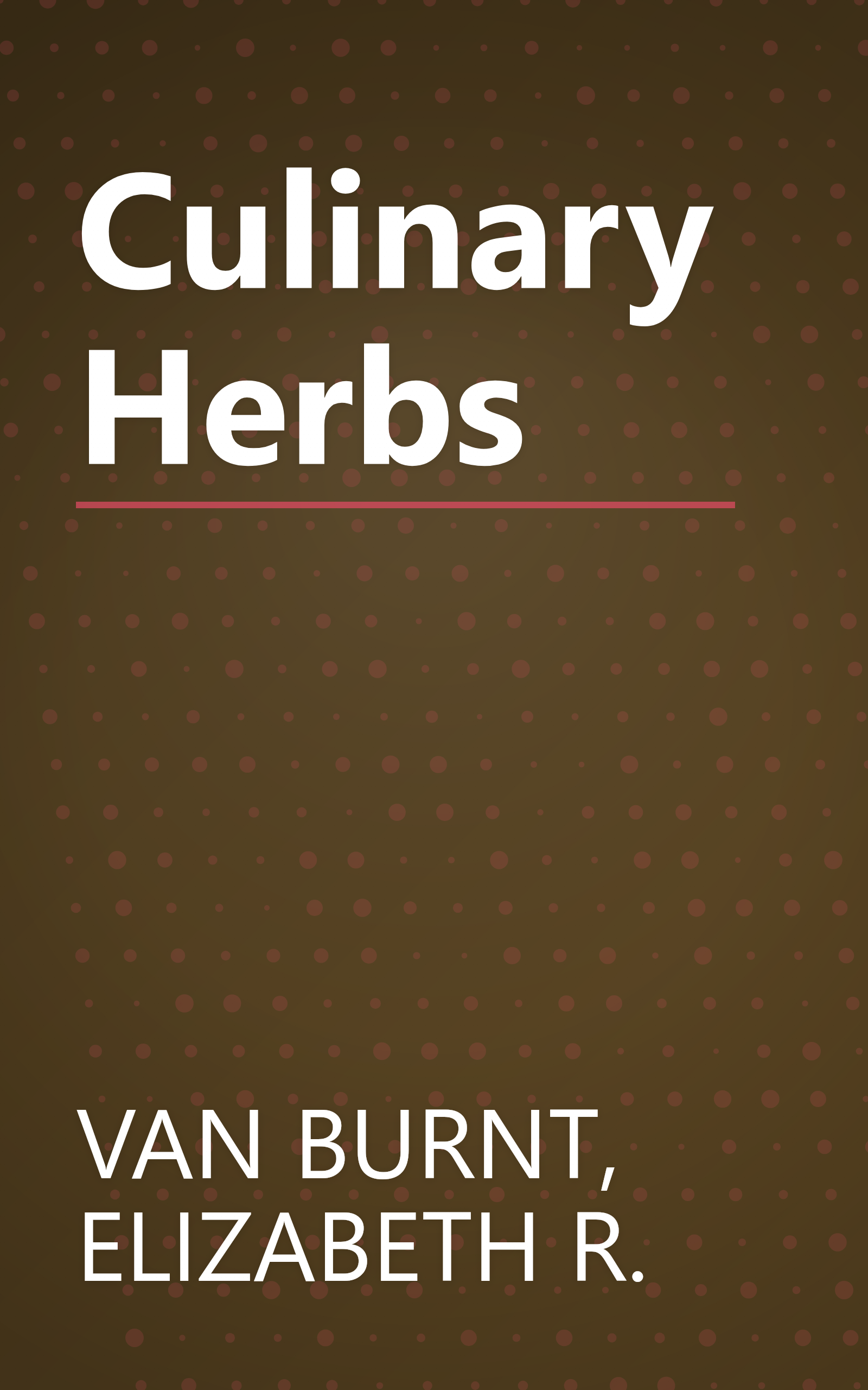 Culinary Herbs book cover