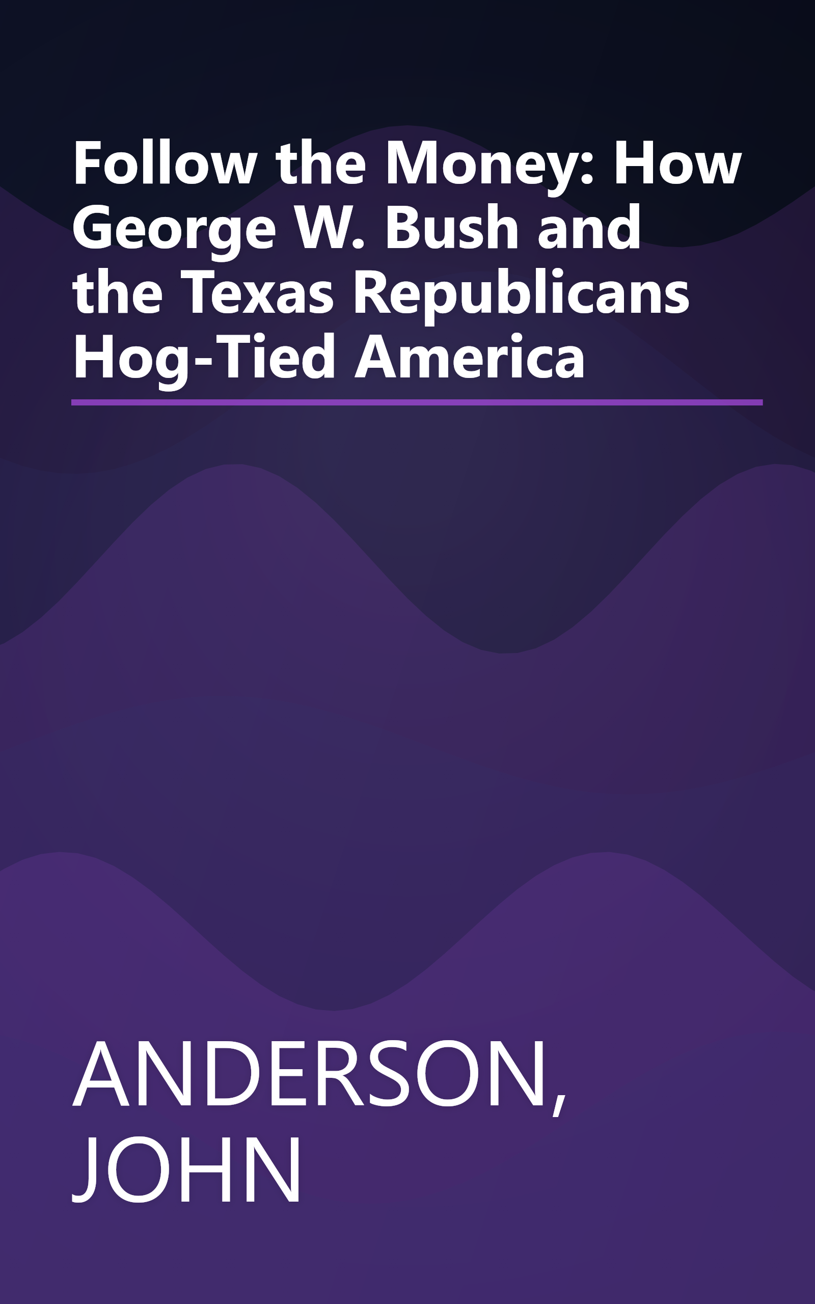 Follow the Money: How George W. Bush and the Texas Republicans Hog-Tied America book cover