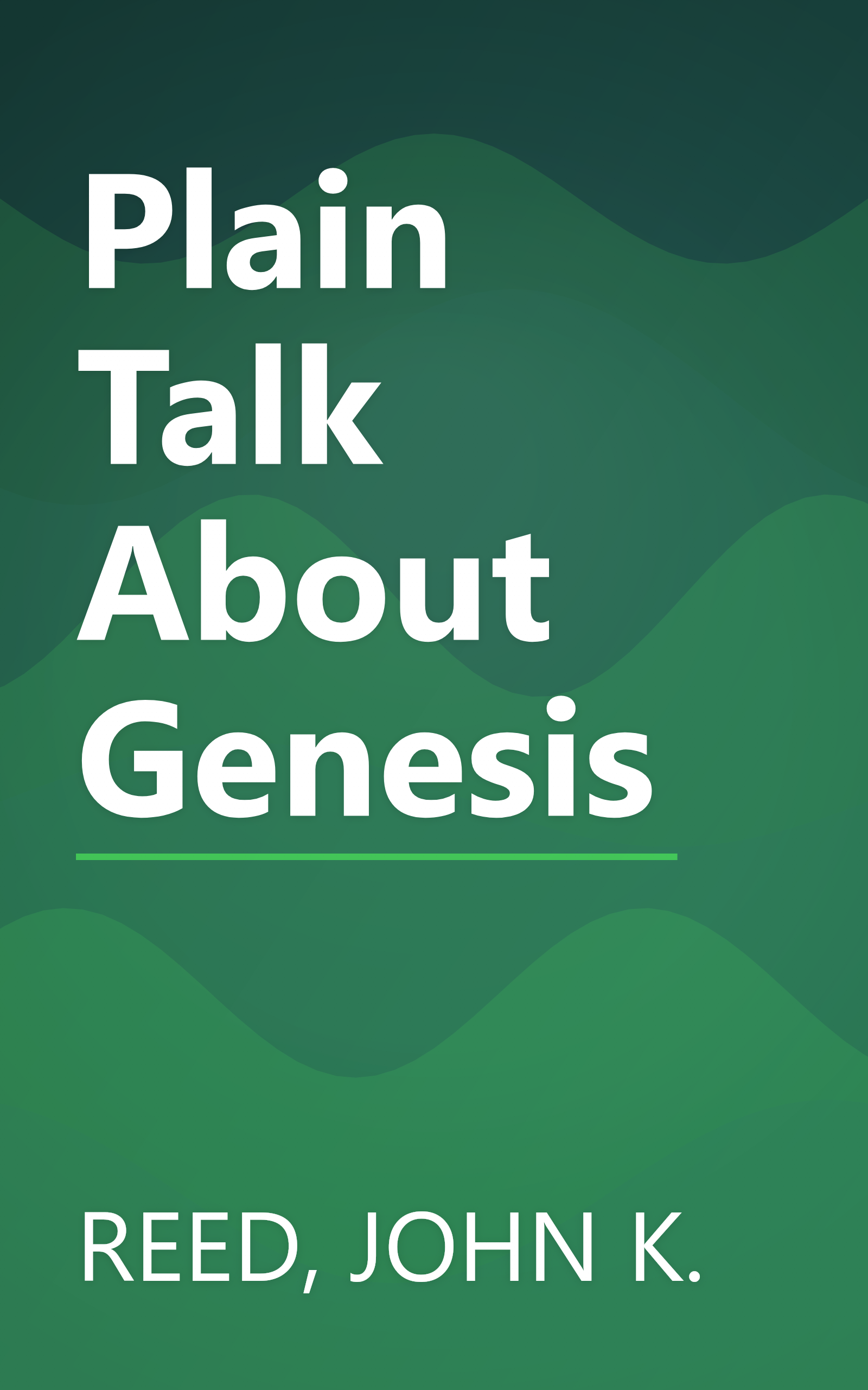 Plain Talk About Genesis book cover