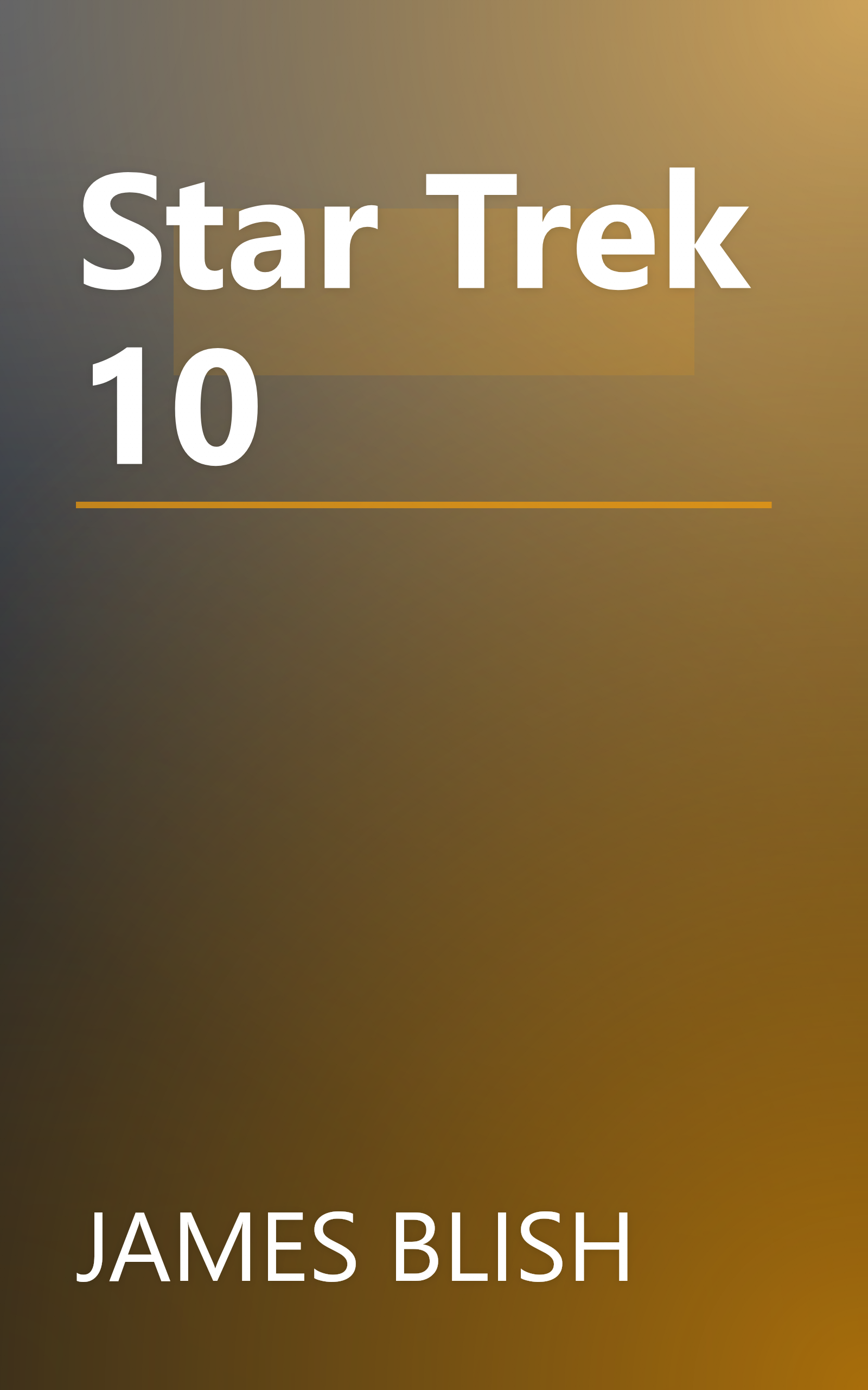 Star Trek 10 book cover