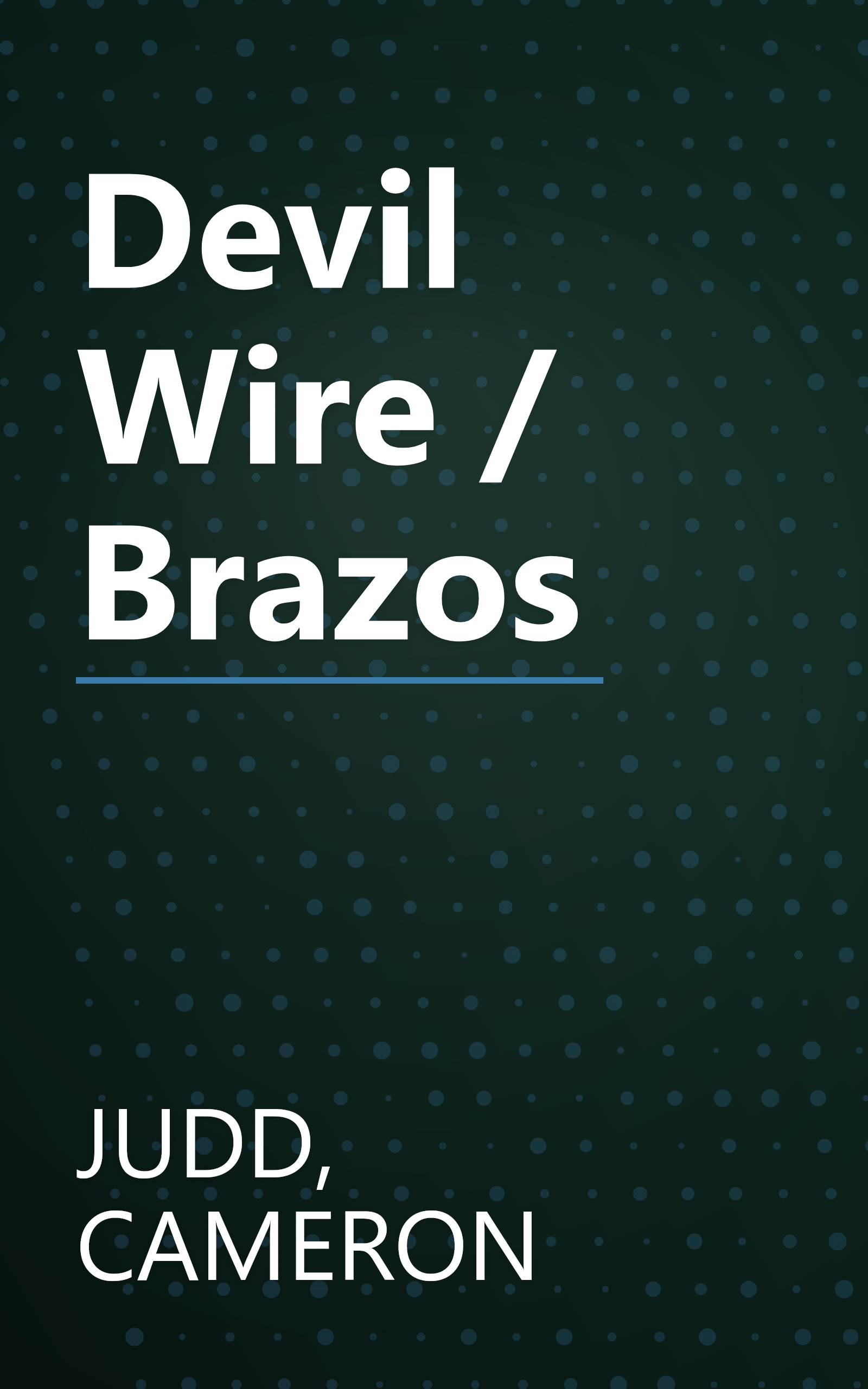 Devil Wire / Brazos book cover
