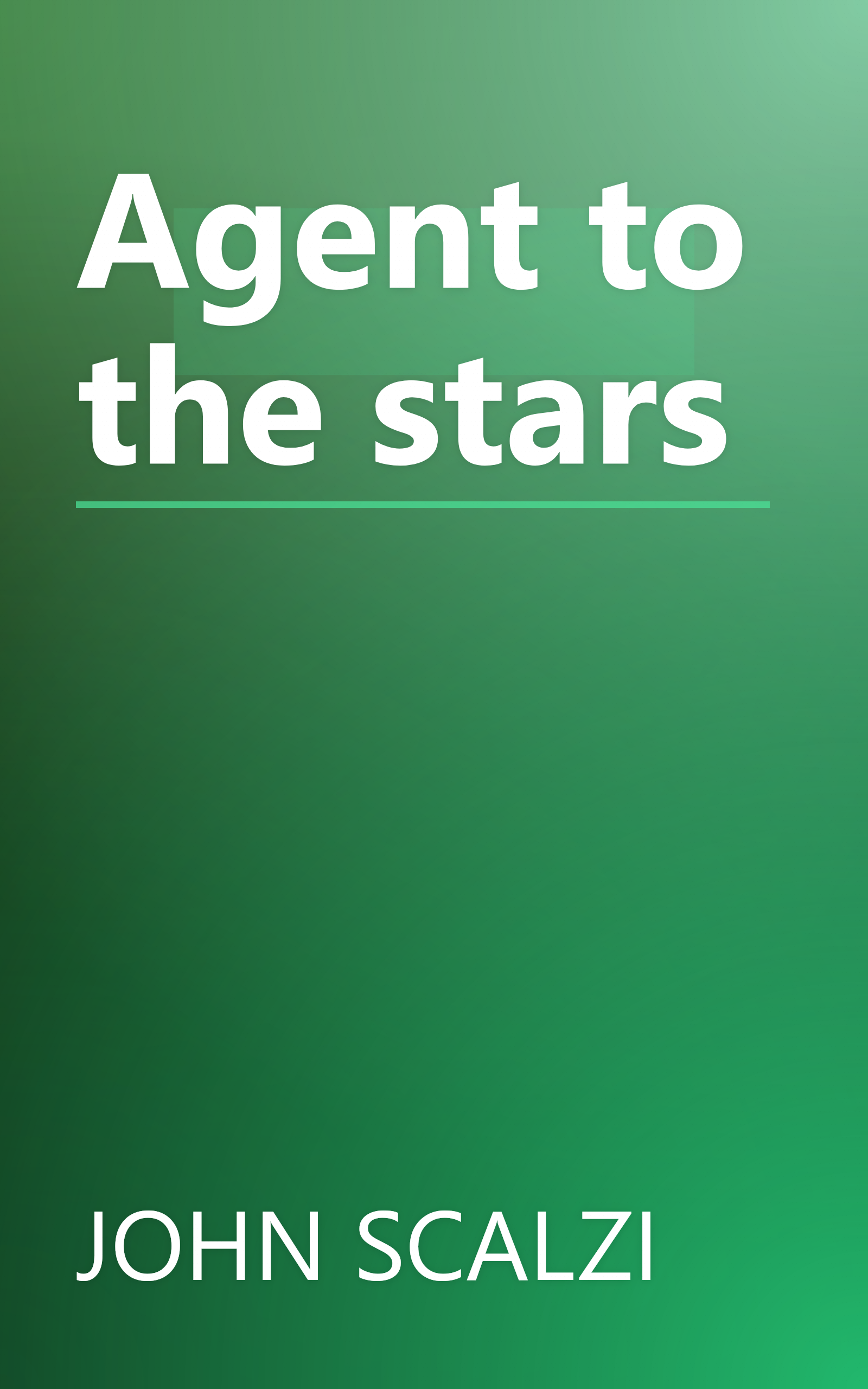 Agent to the stars book cover