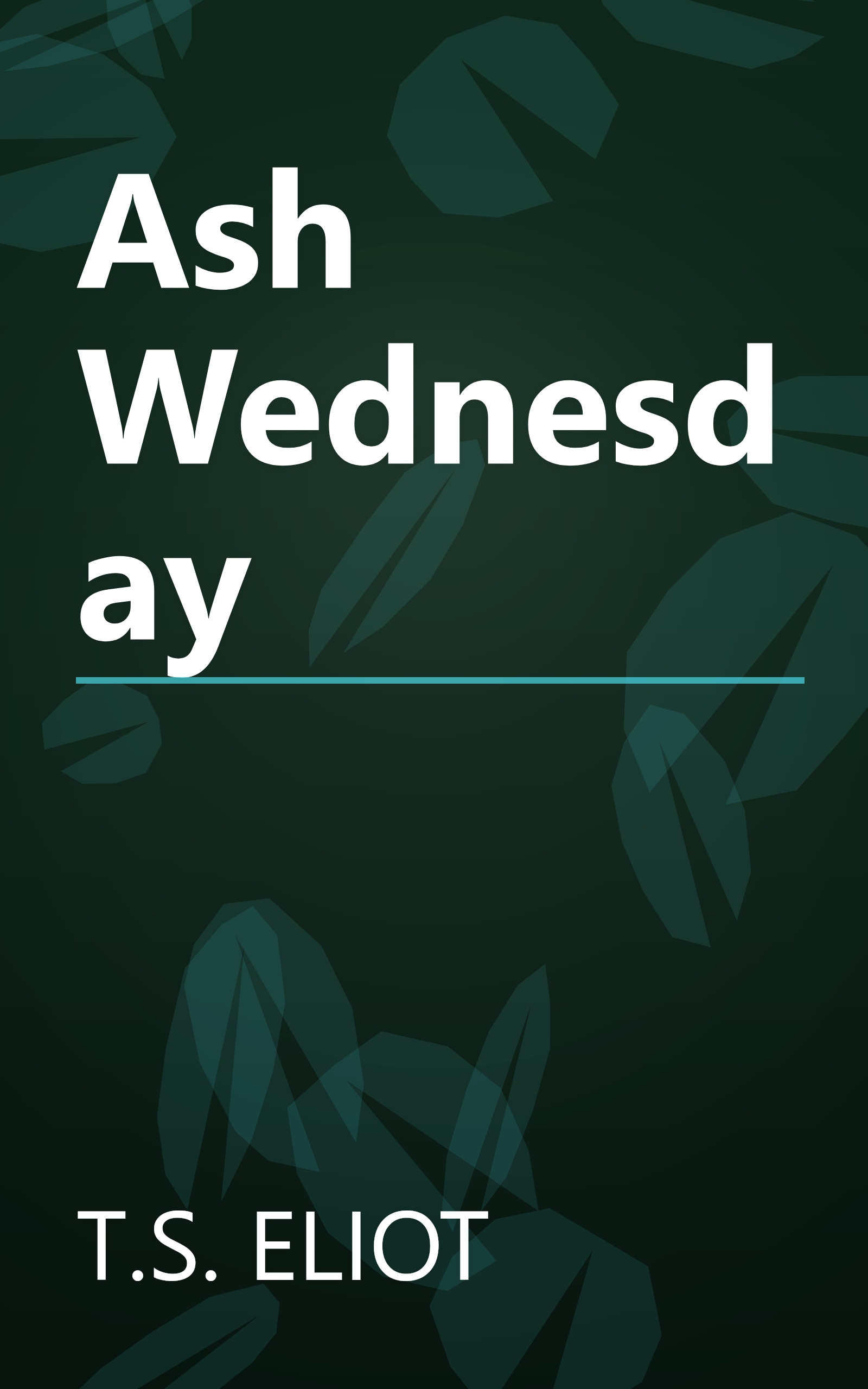 Ash Wednesday book cover