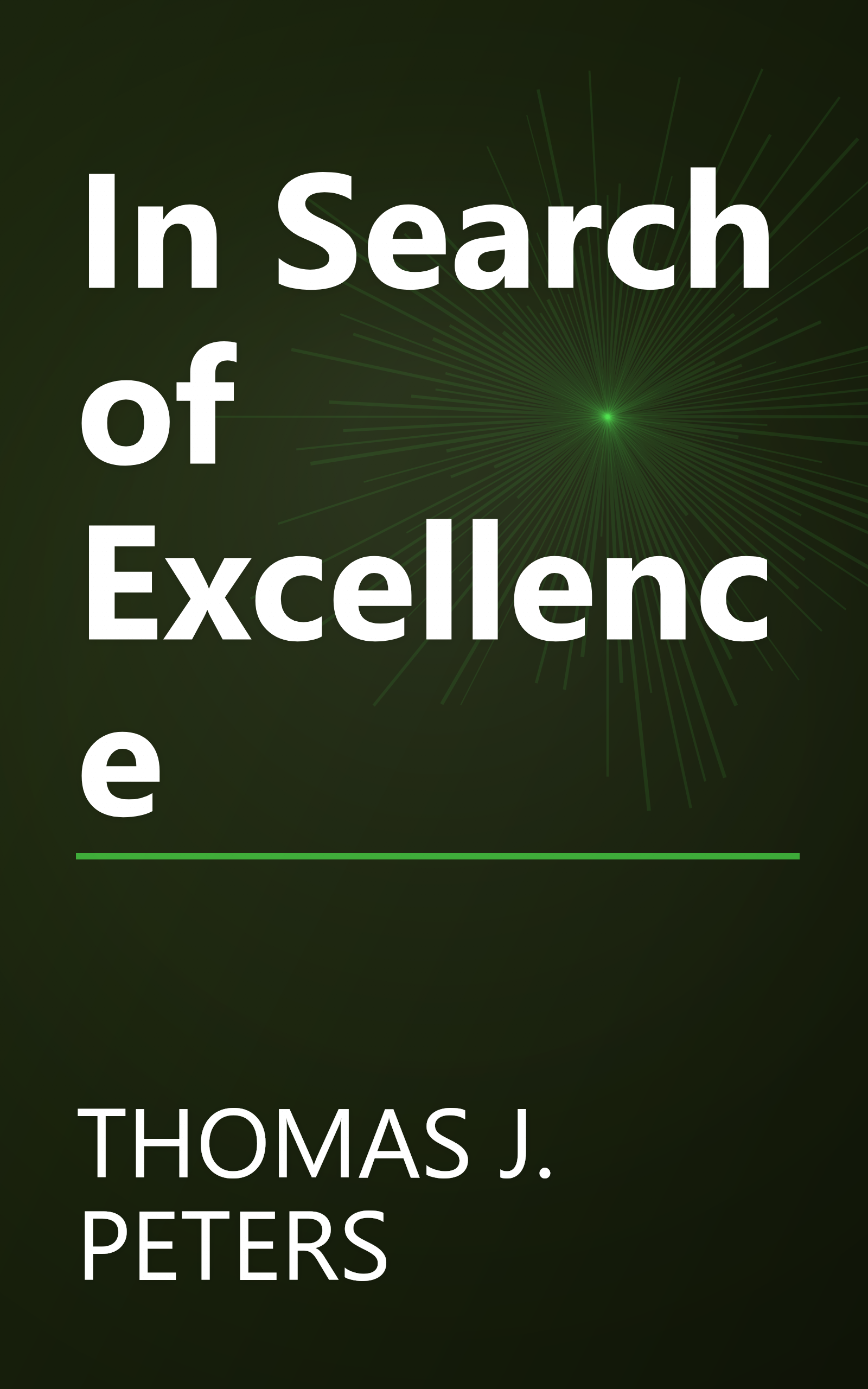 In Search of Excellence book cover