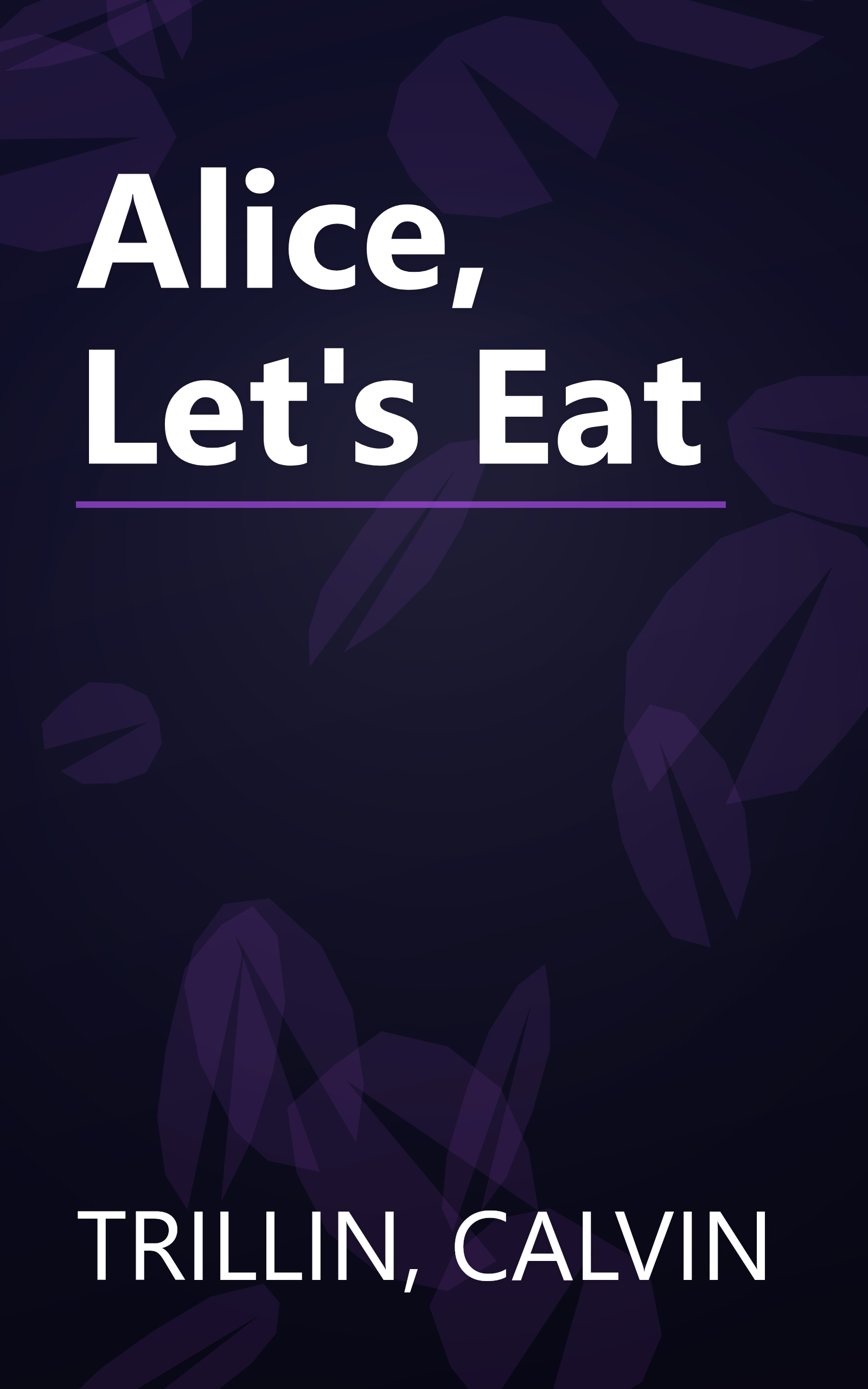 Alice, Let's Eat book cover