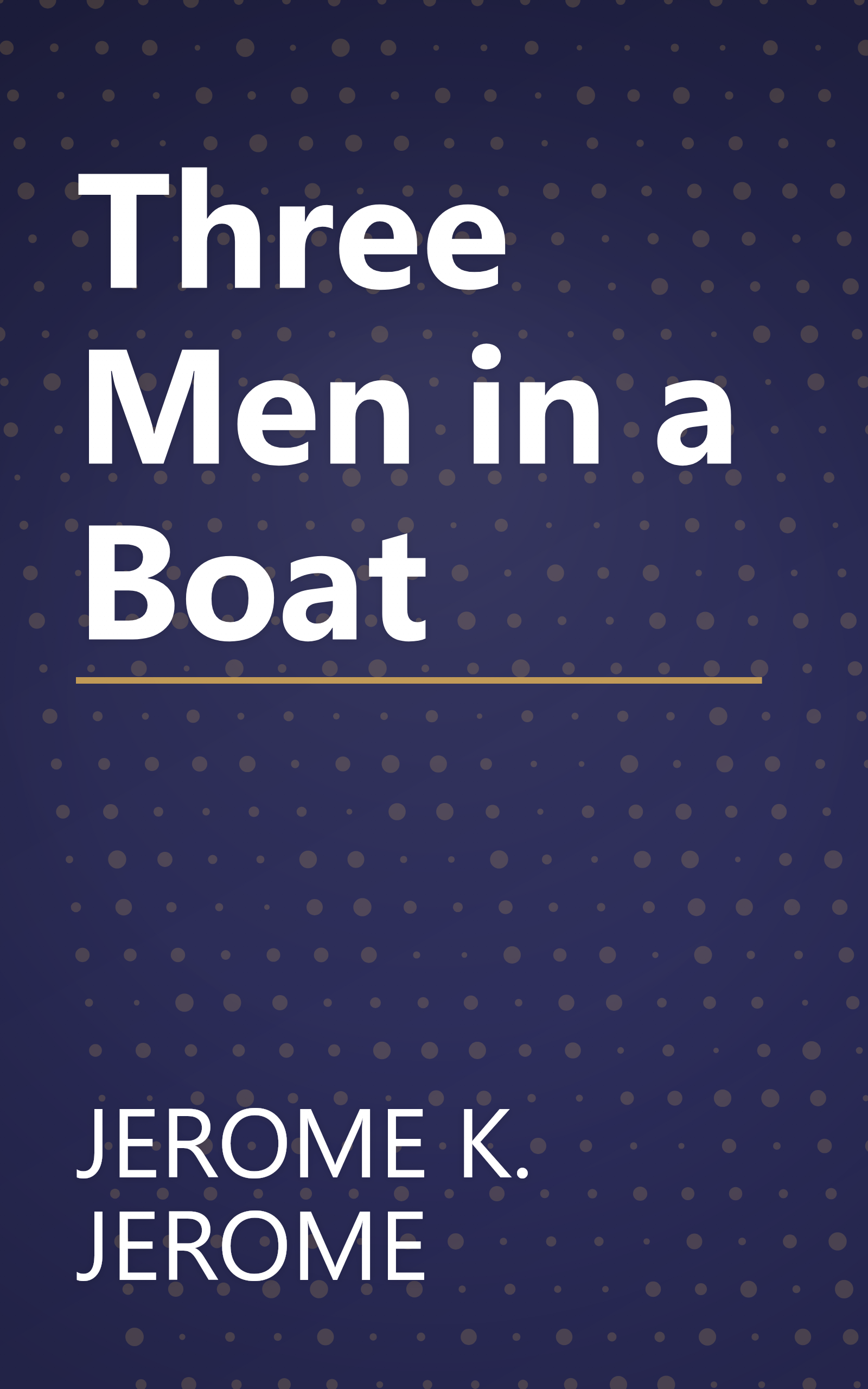 Three Men in a Boat book cover