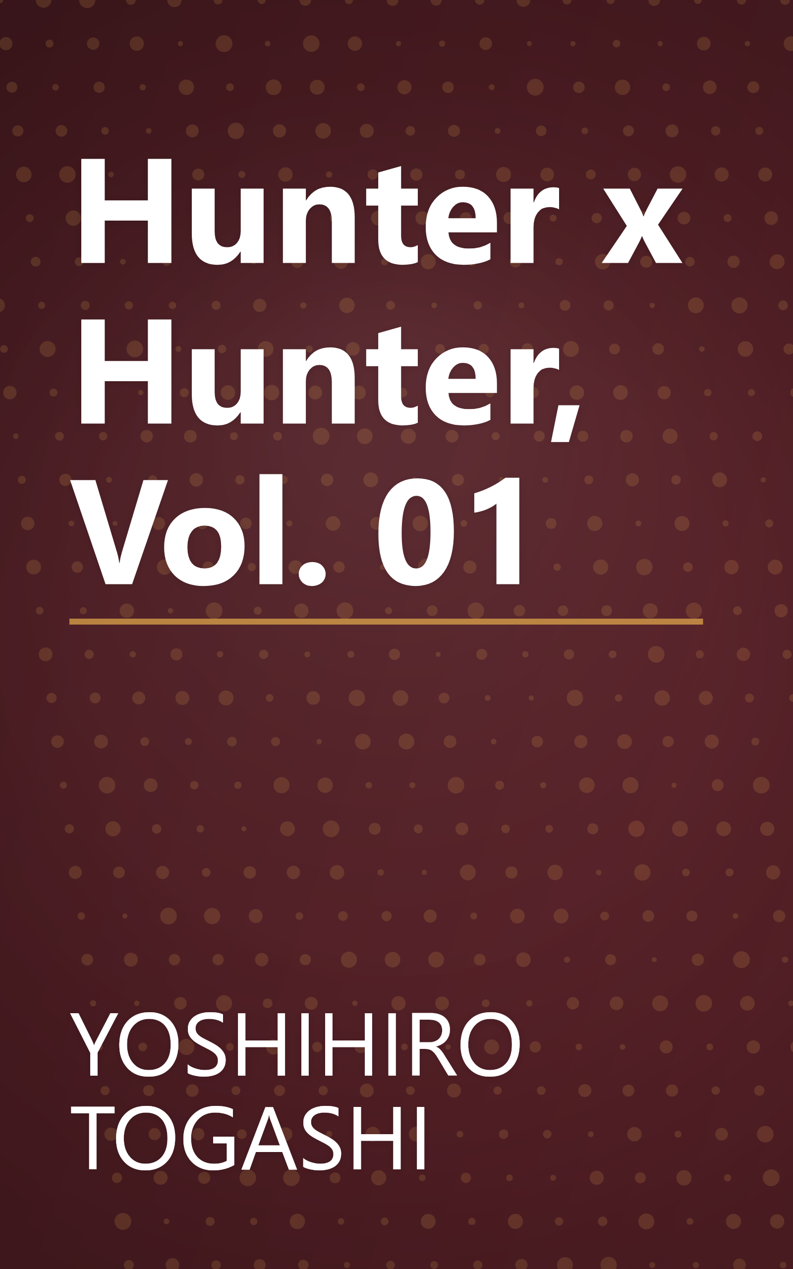Hunter x Hunter, Vol. 01 book cover
