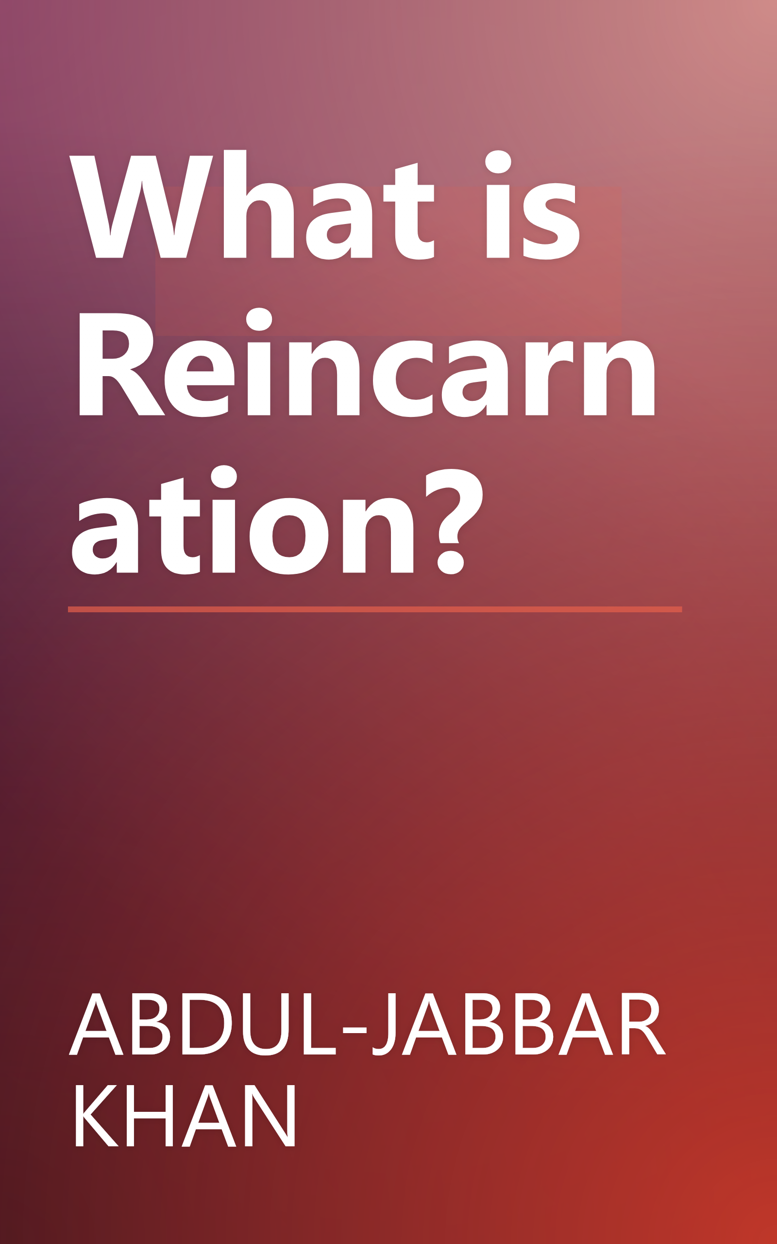 What is Reincarnation? book cover