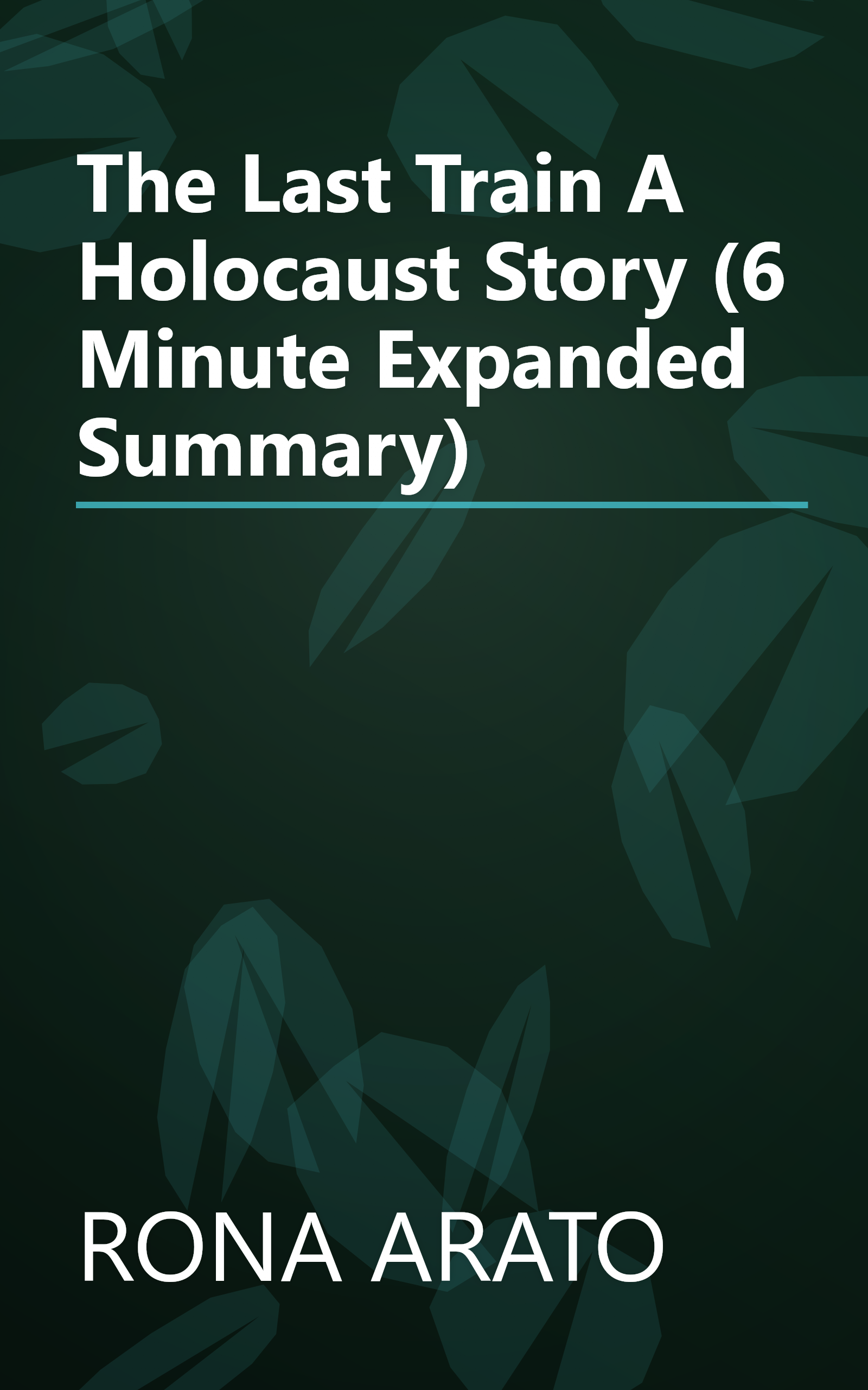 The Last Train  A Holocaust Story (6 Minute   Expanded Summary) book cover
