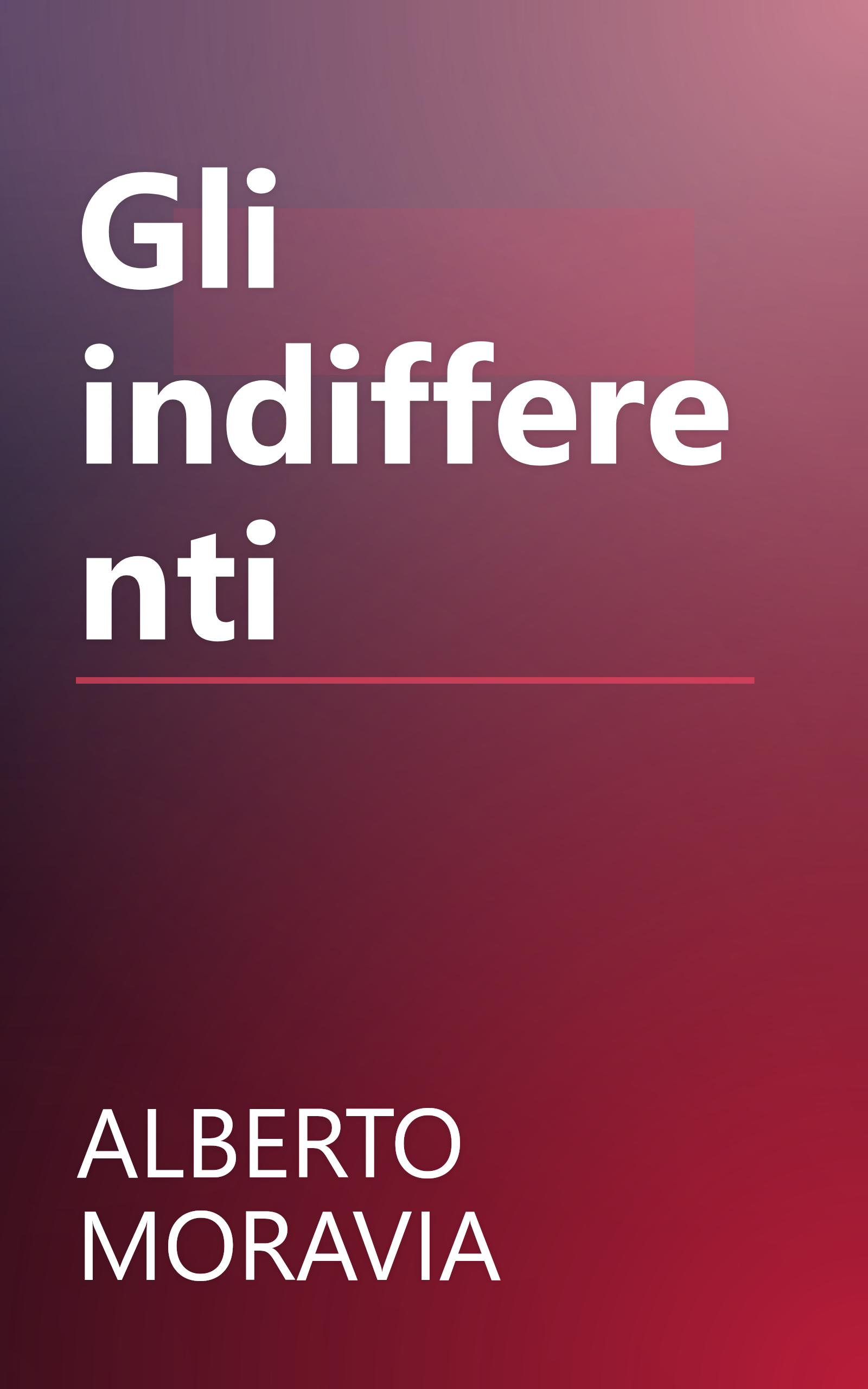 Gli indifferenti book cover