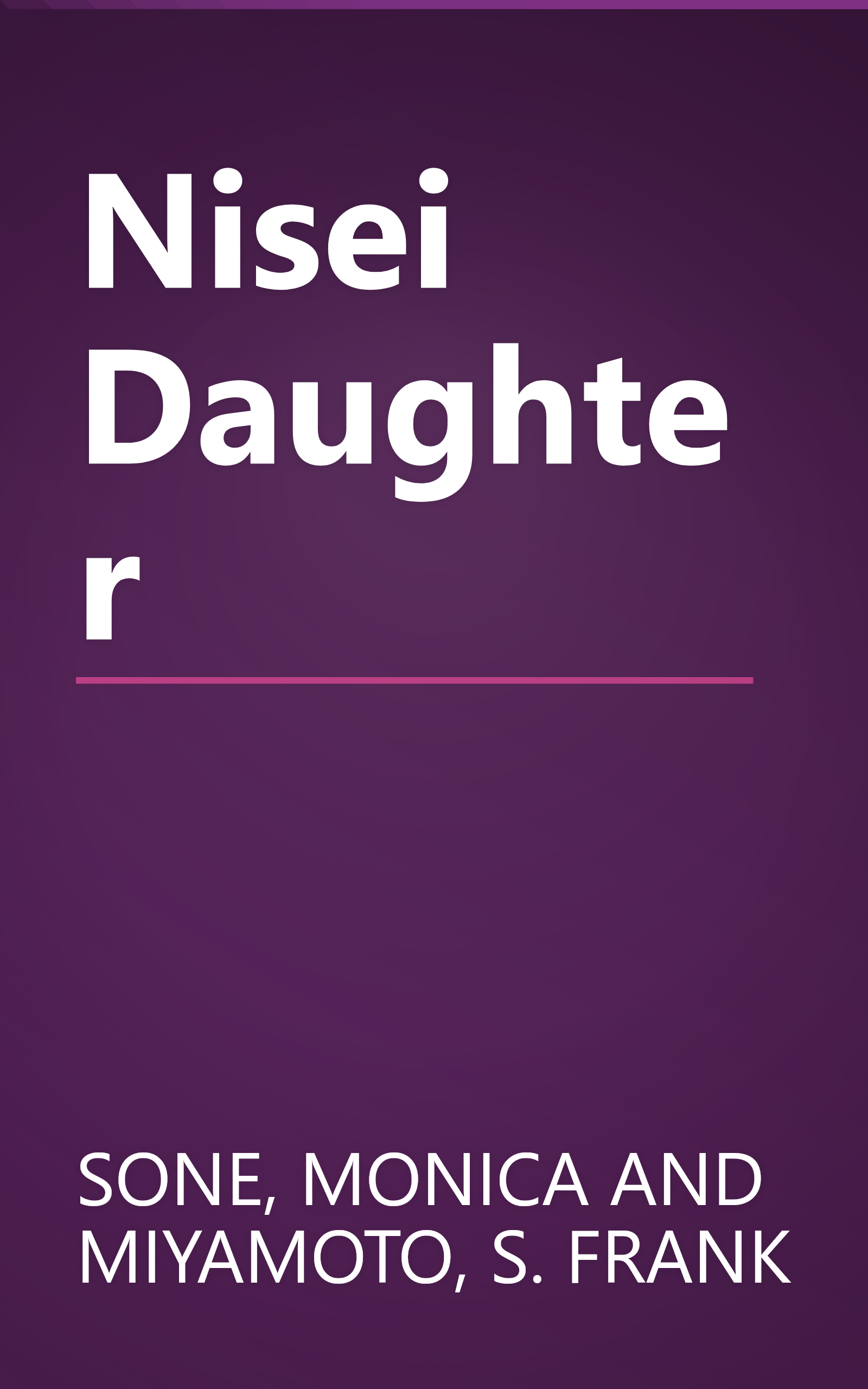 Nisei Daughter book cover