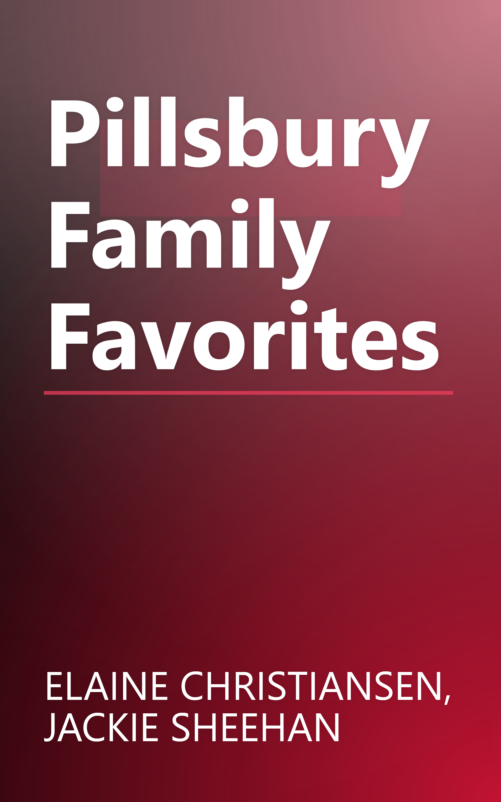 Pillsbury Family Favorites book cover