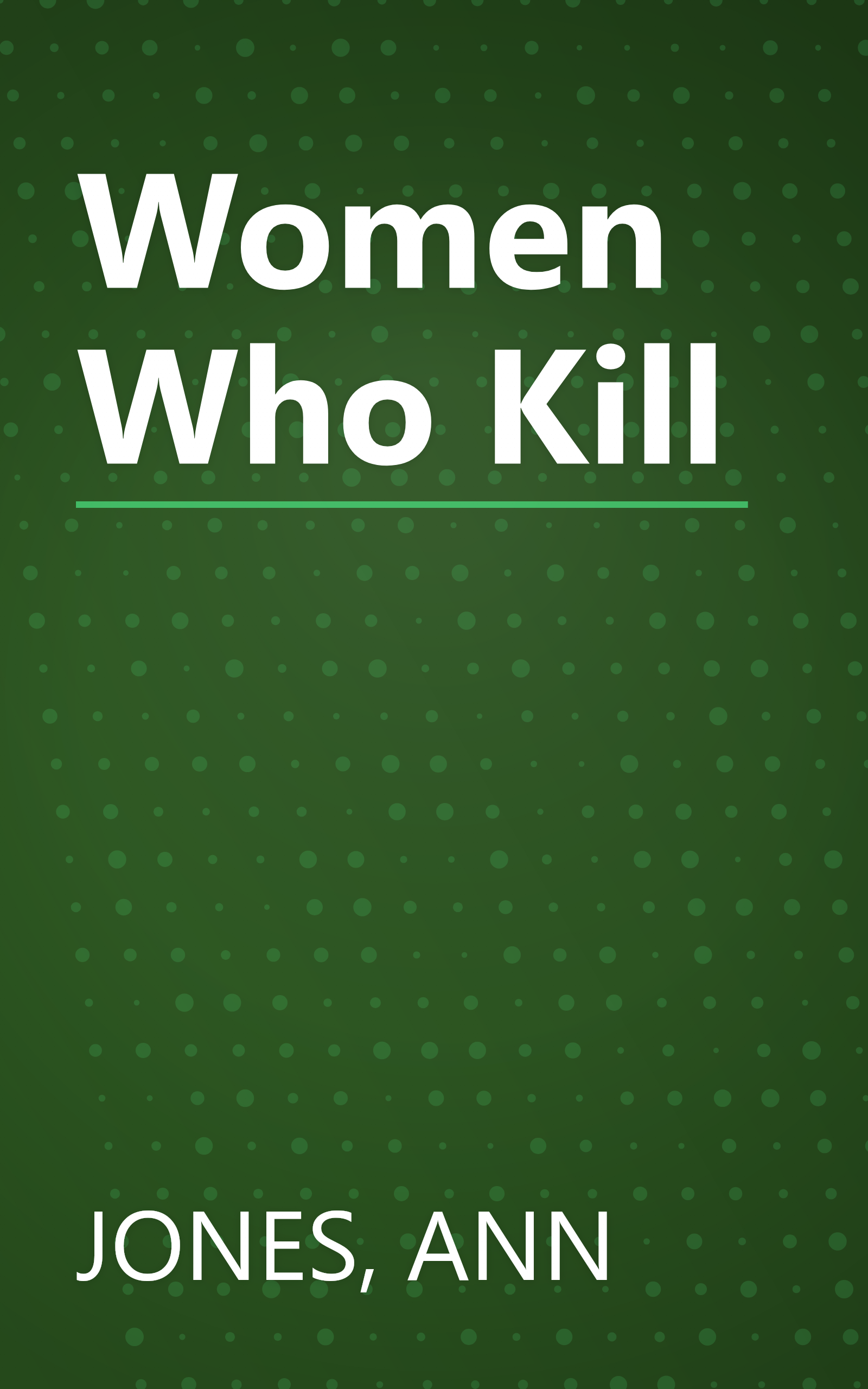 Women Who Kill book cover