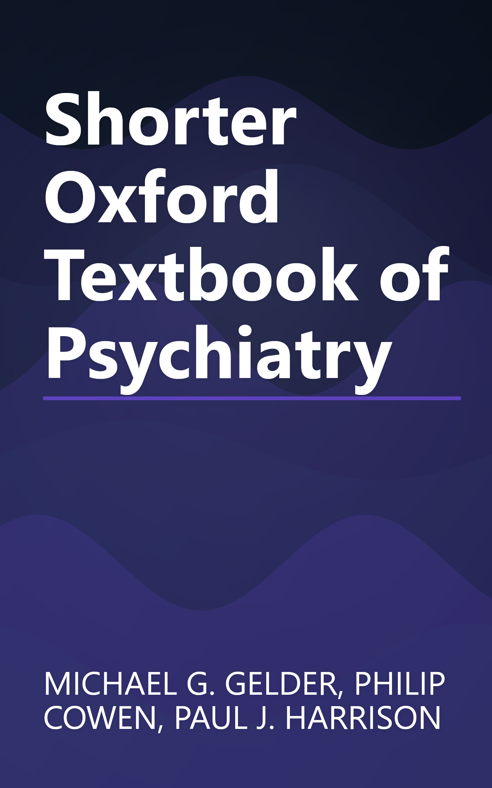Shorter Oxford Textbook of Psychiatry book cover