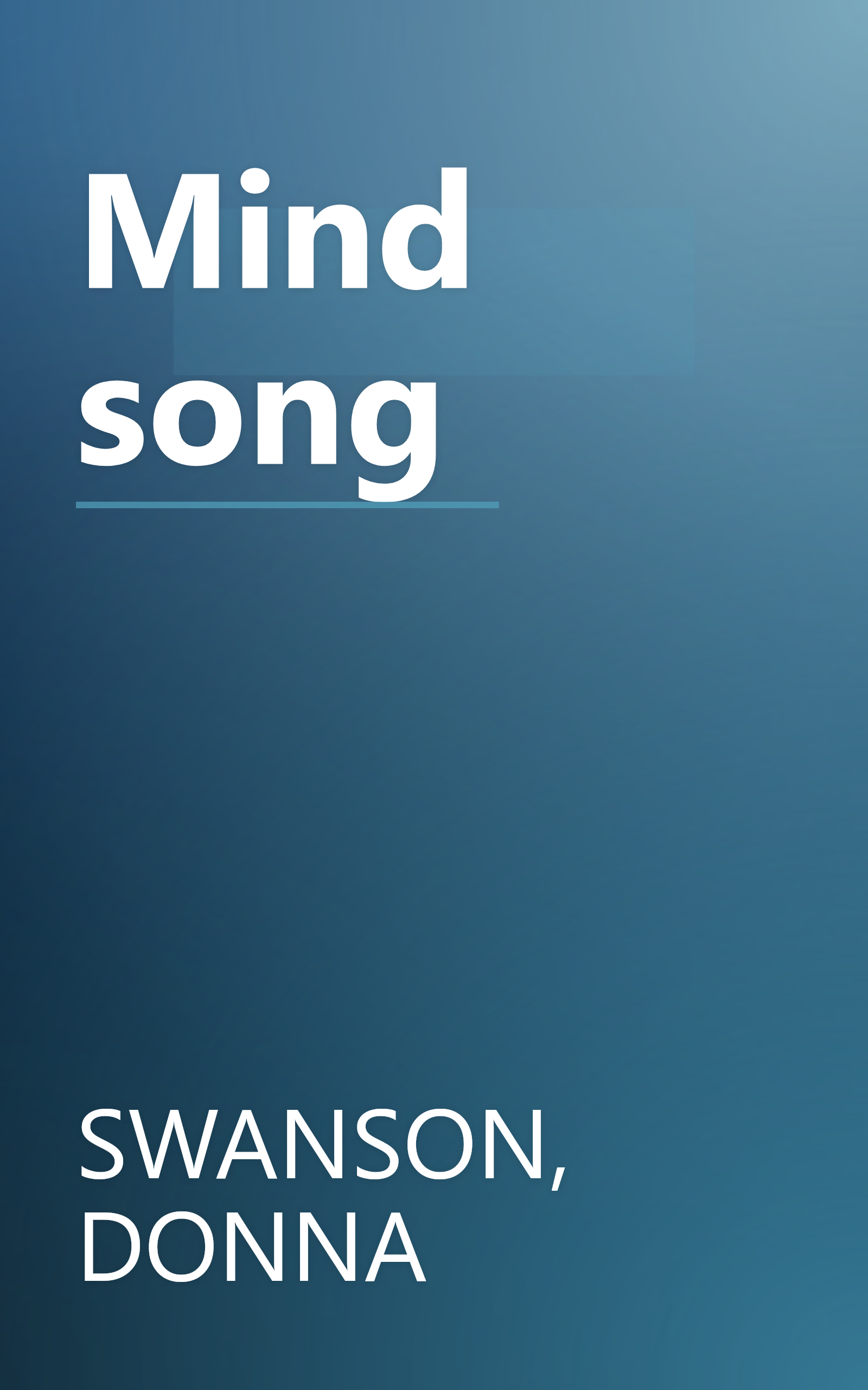 Mind song book cover