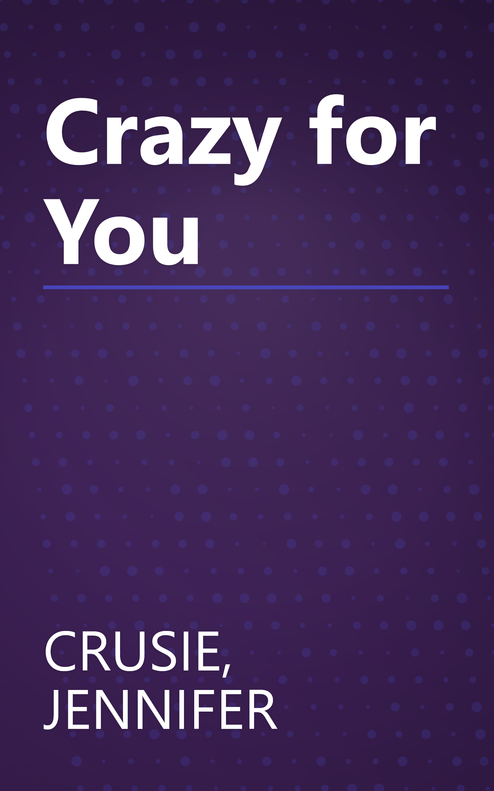 Crazy for You book cover