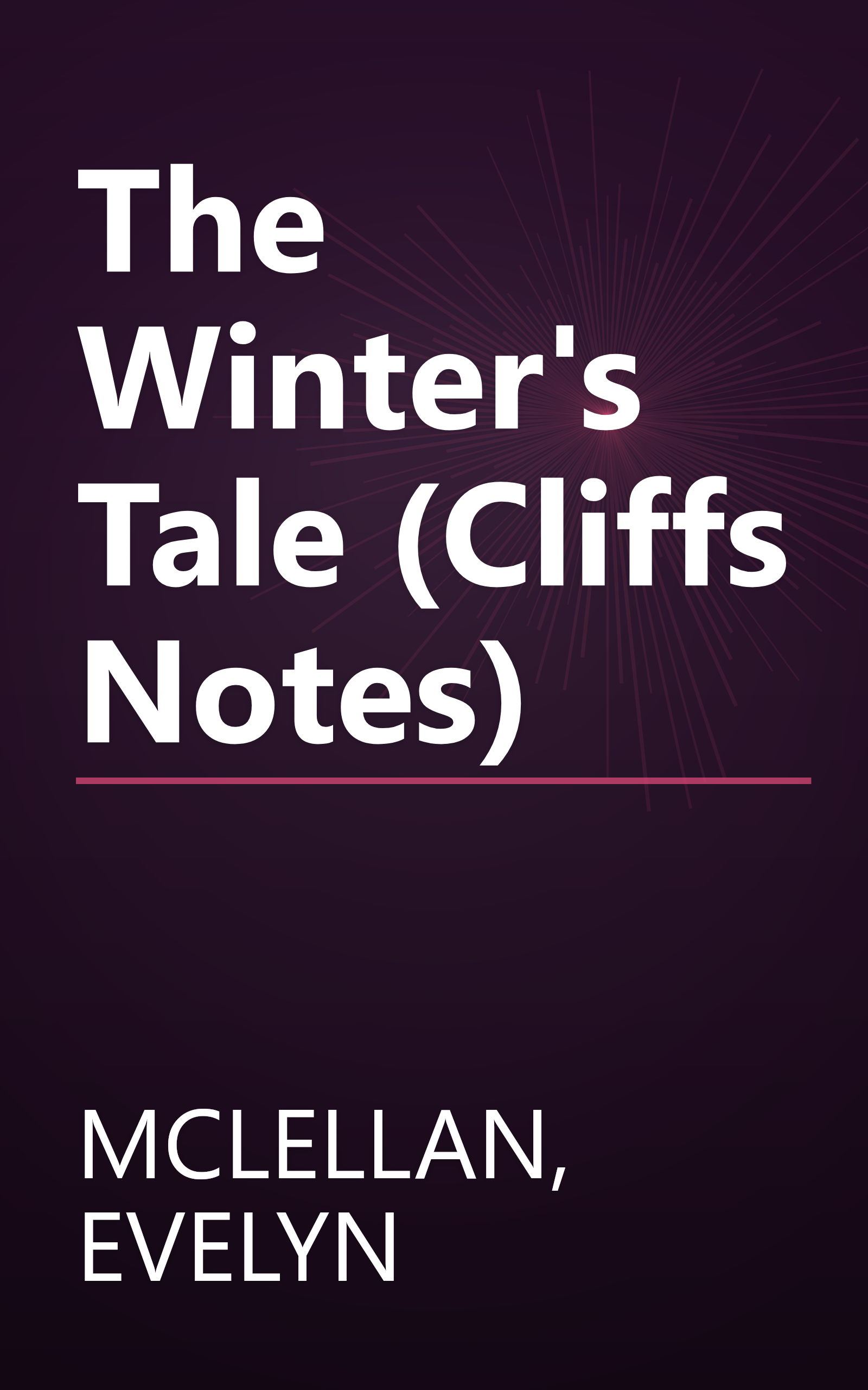 The Winter's Tale (Cliffs Notes) book cover