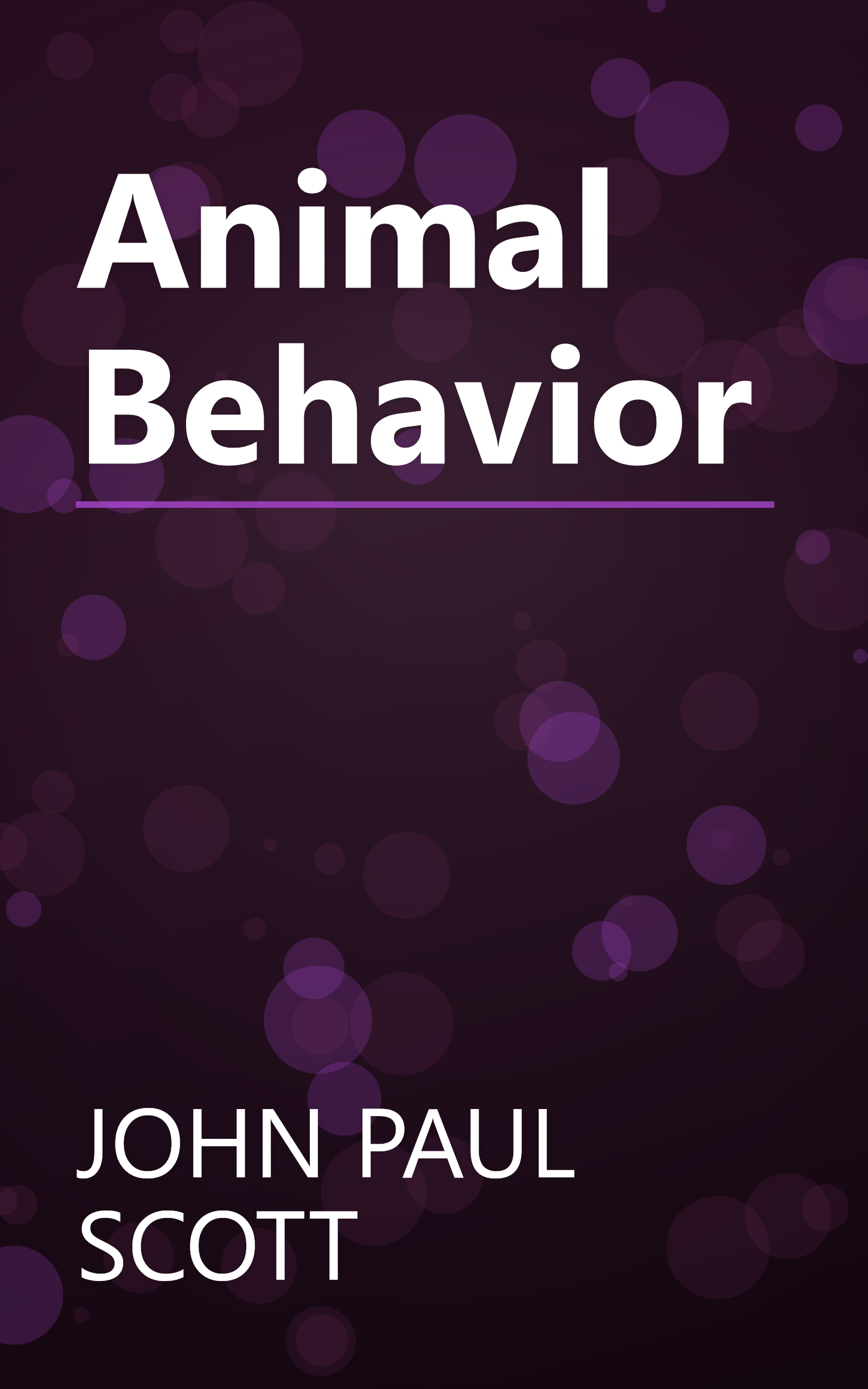 Animal Behavior book cover