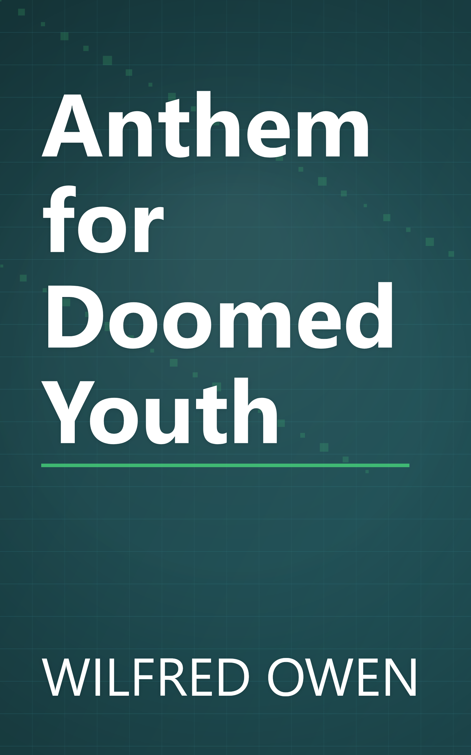 Anthem for Doomed Youth book cover
