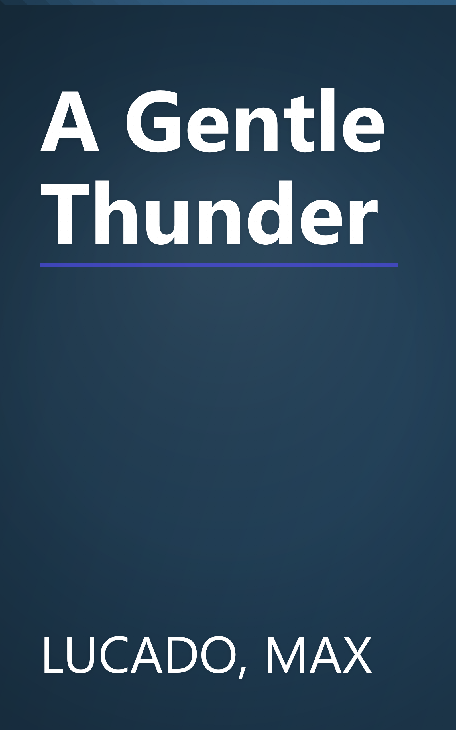 A Gentle Thunder book cover