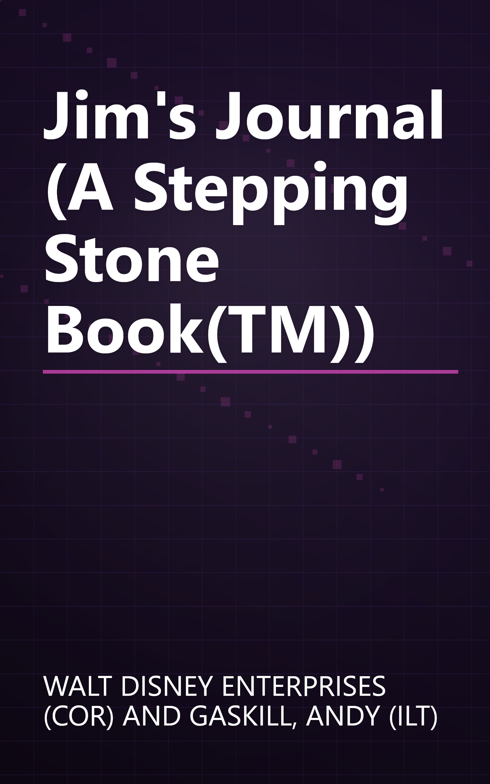 Jim's Journal (A Stepping Stone Book(TM)) book cover