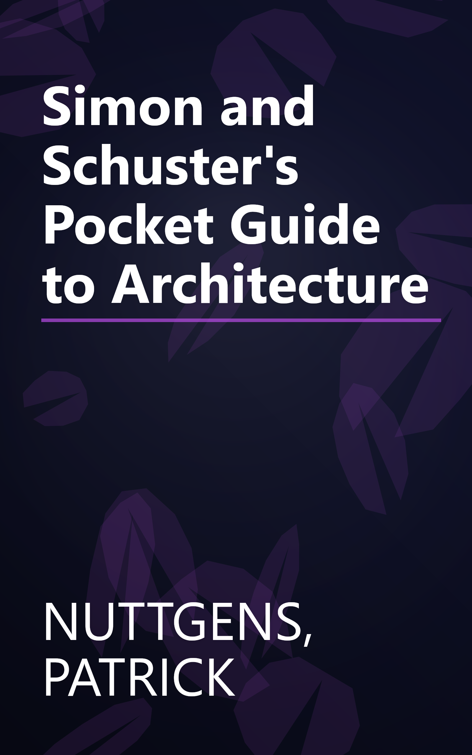 Simon and Schuster's Pocket Guide to Architecture book cover