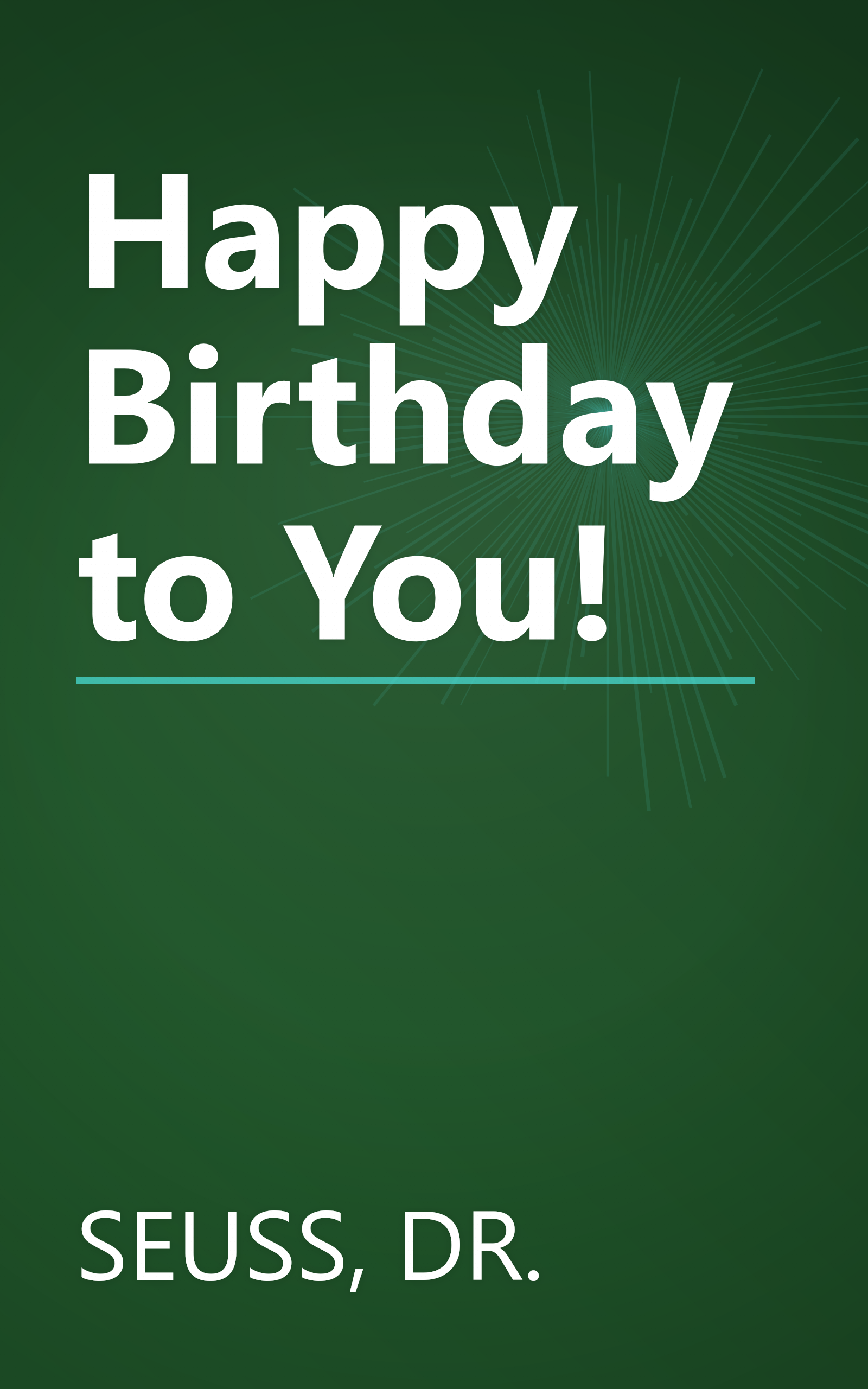 Happy Birthday to You! book cover