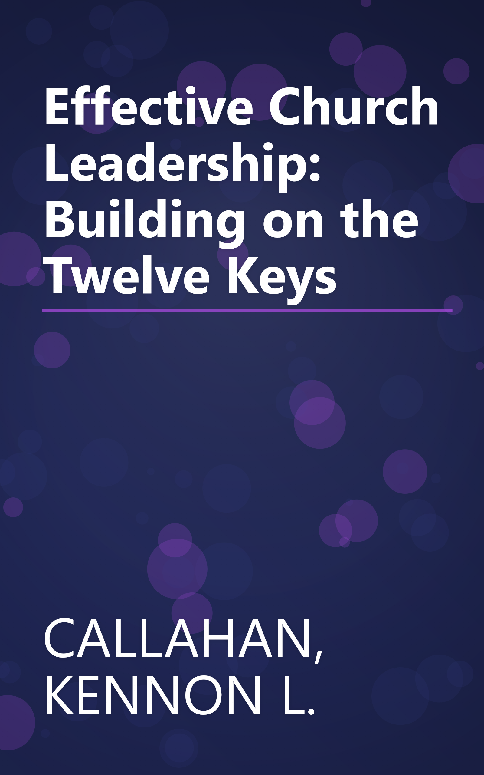 Effective Church Leadership: Building on the Twelve Keys book cover
