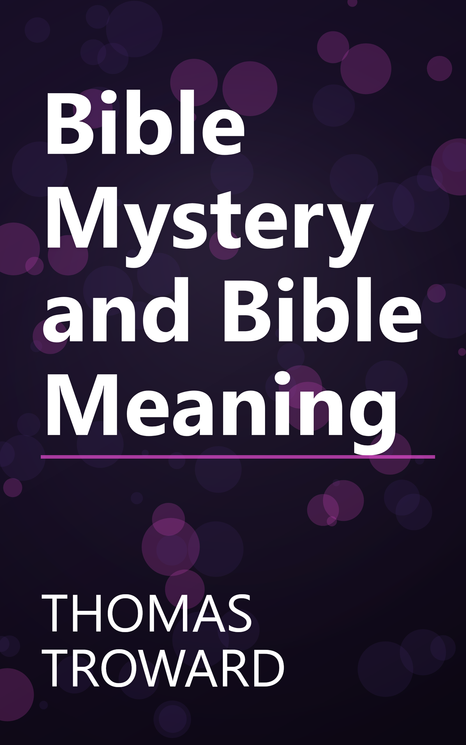 Bible Mystery and Bible Meaning book cover