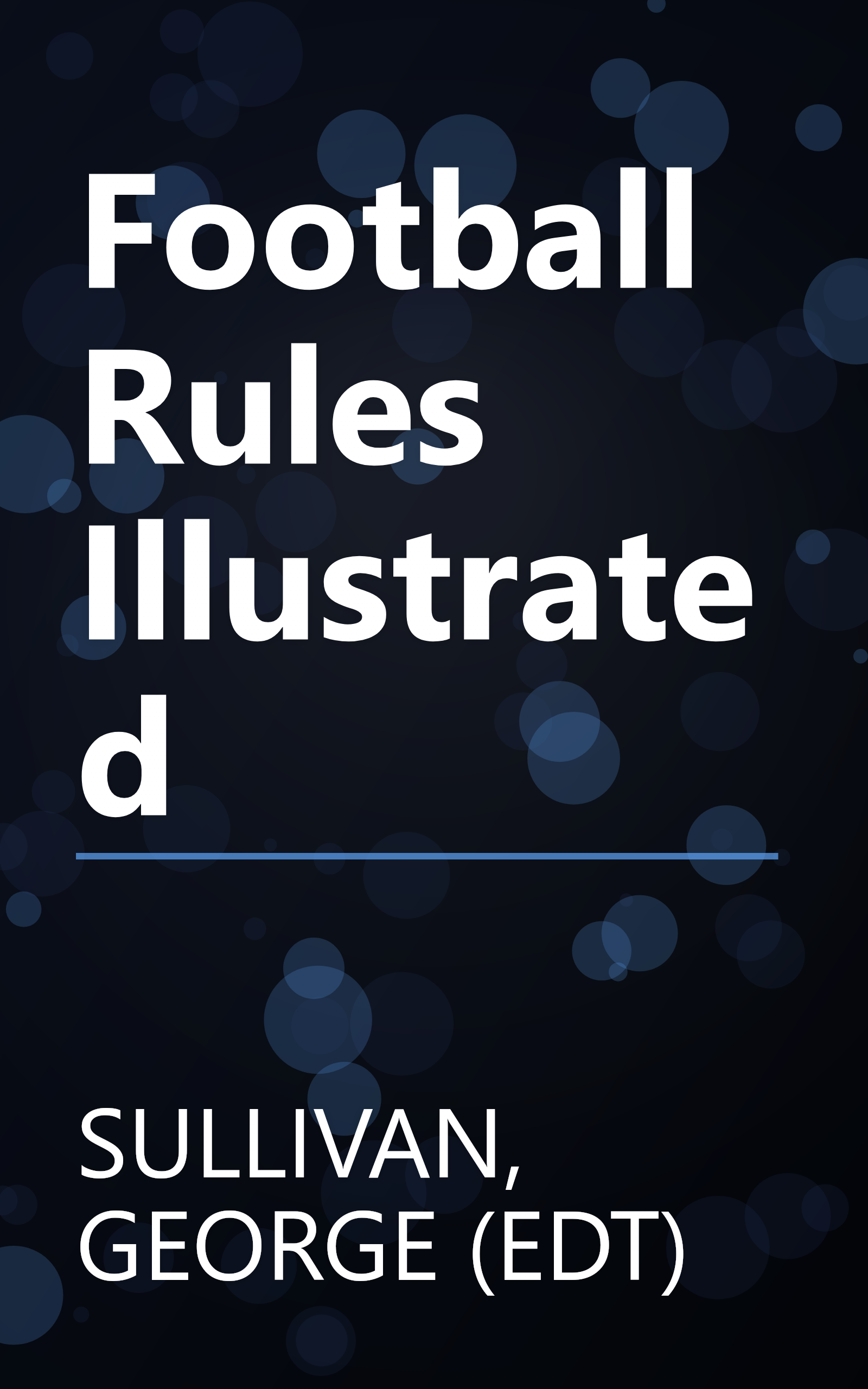 Football Rules Illustrated book cover