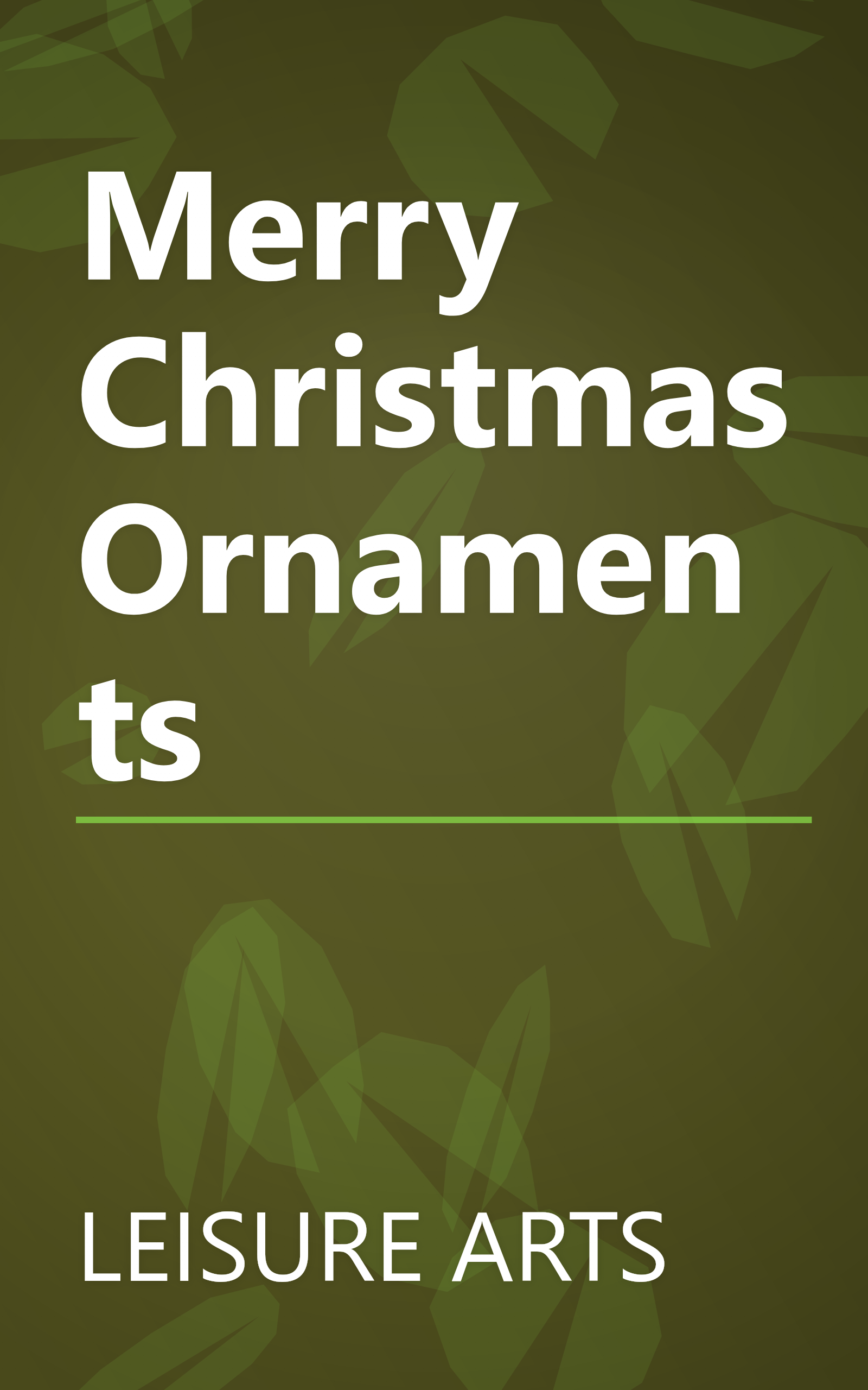 Merry Christmas Ornaments book cover