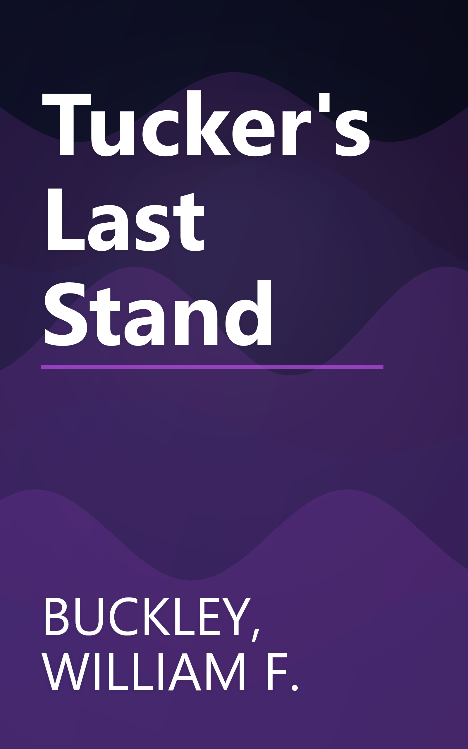 Tucker's Last Stand book cover