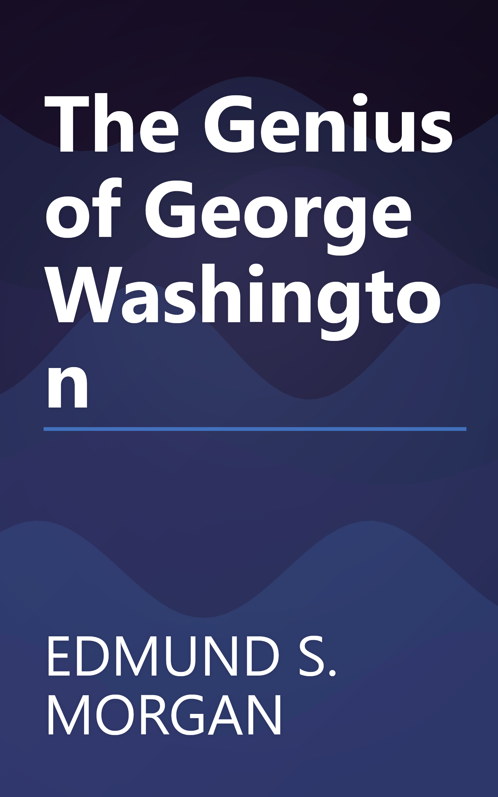 The Genius of George Washington book cover