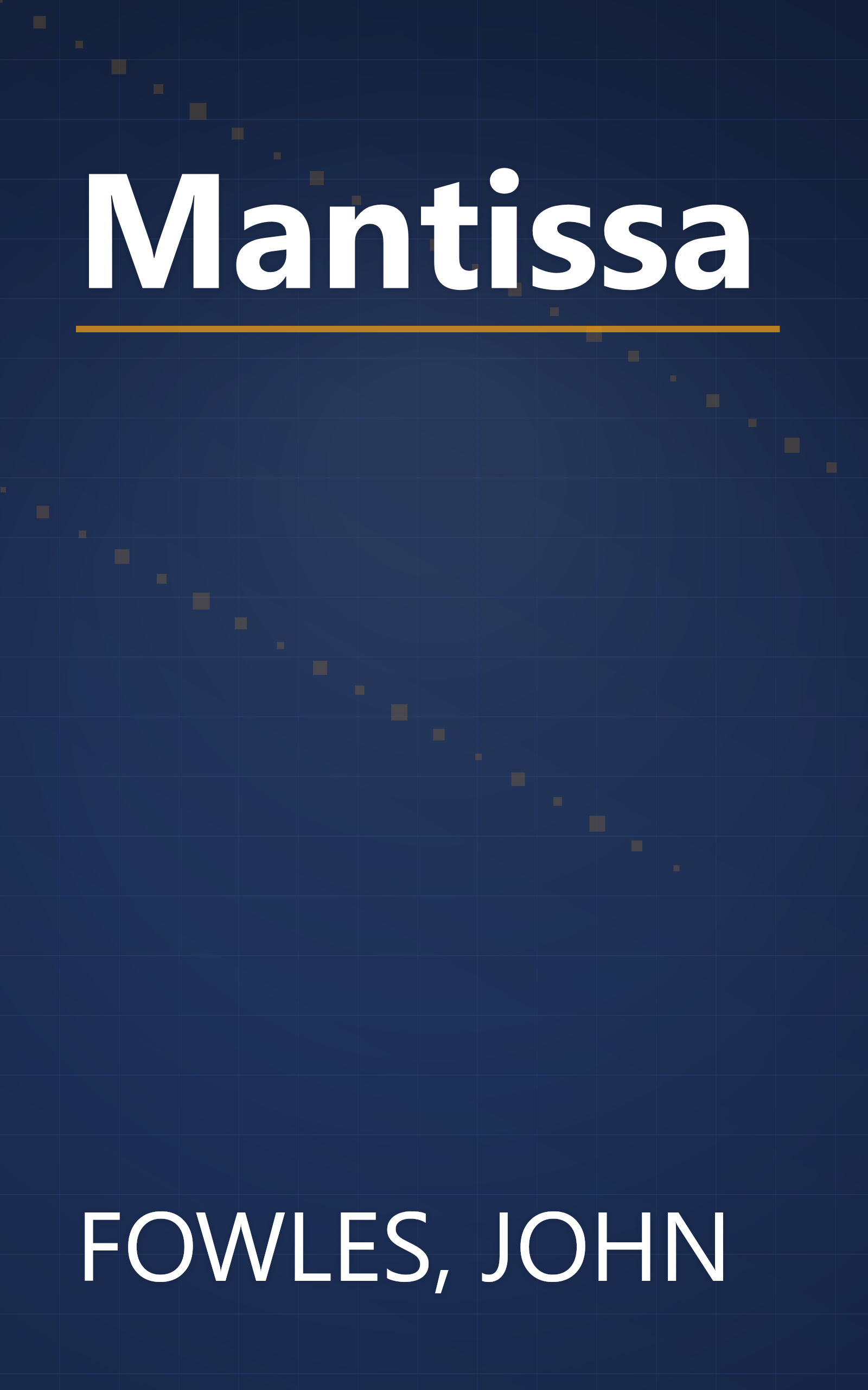 Mantissa book cover