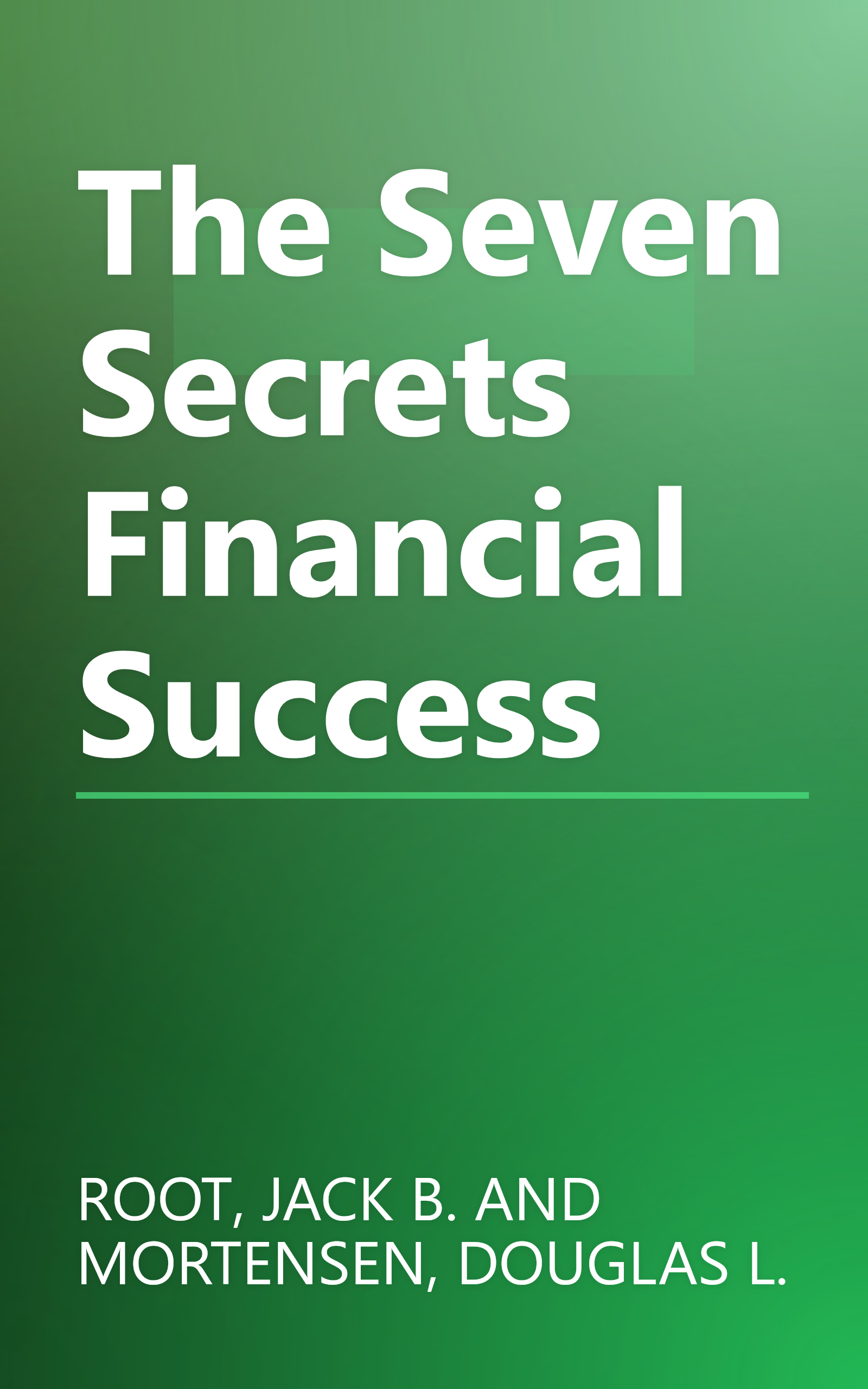 The Seven Secrets Financial Success book cover
