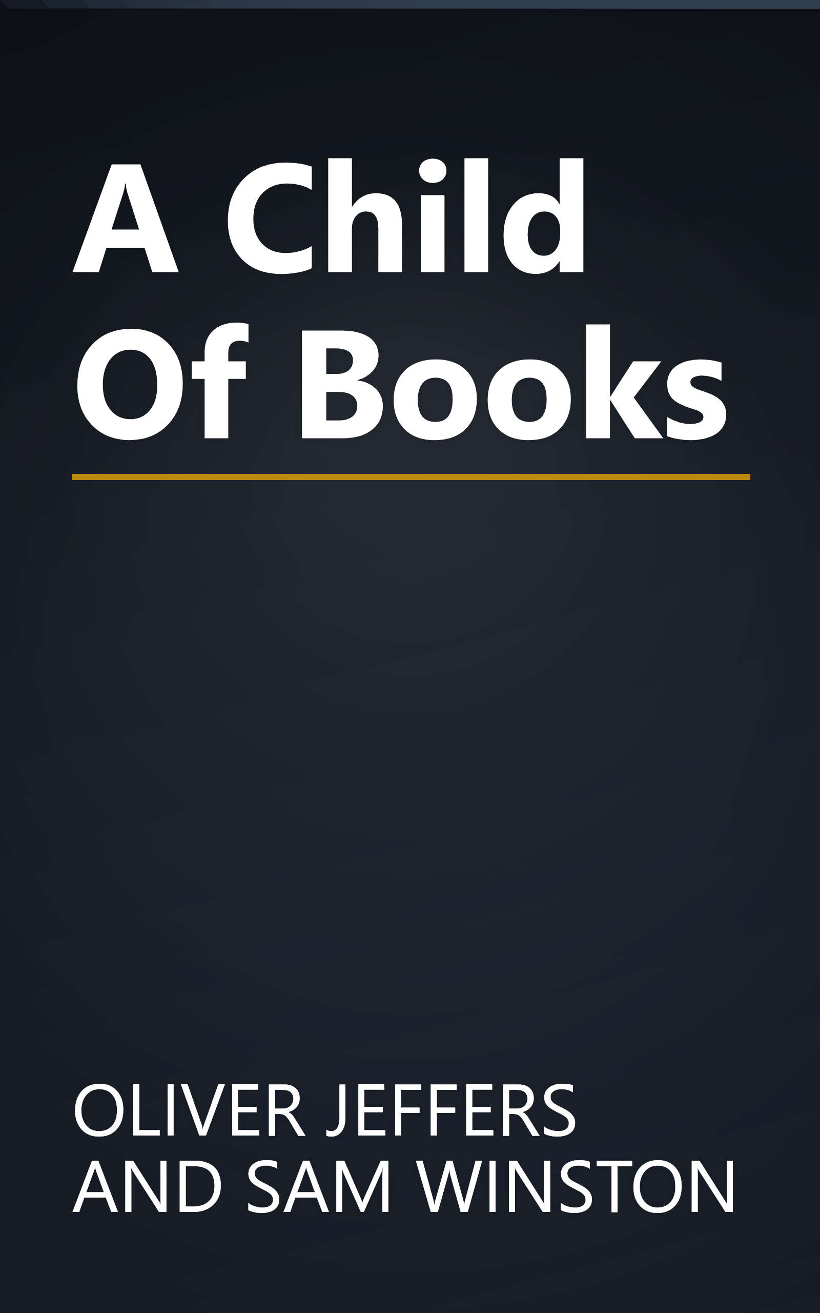 A Child Of Books book cover