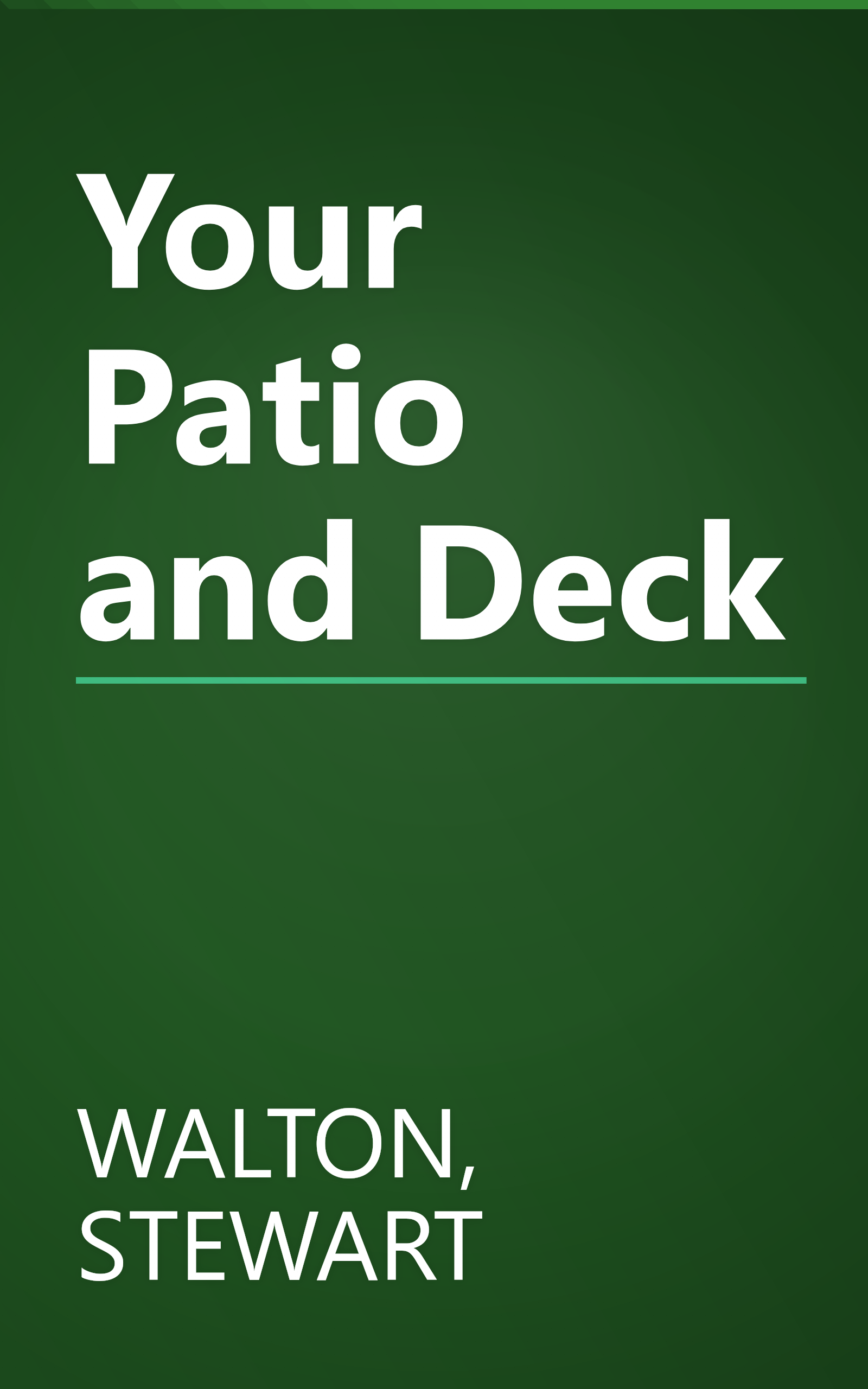 Your Patio and Deck book cover