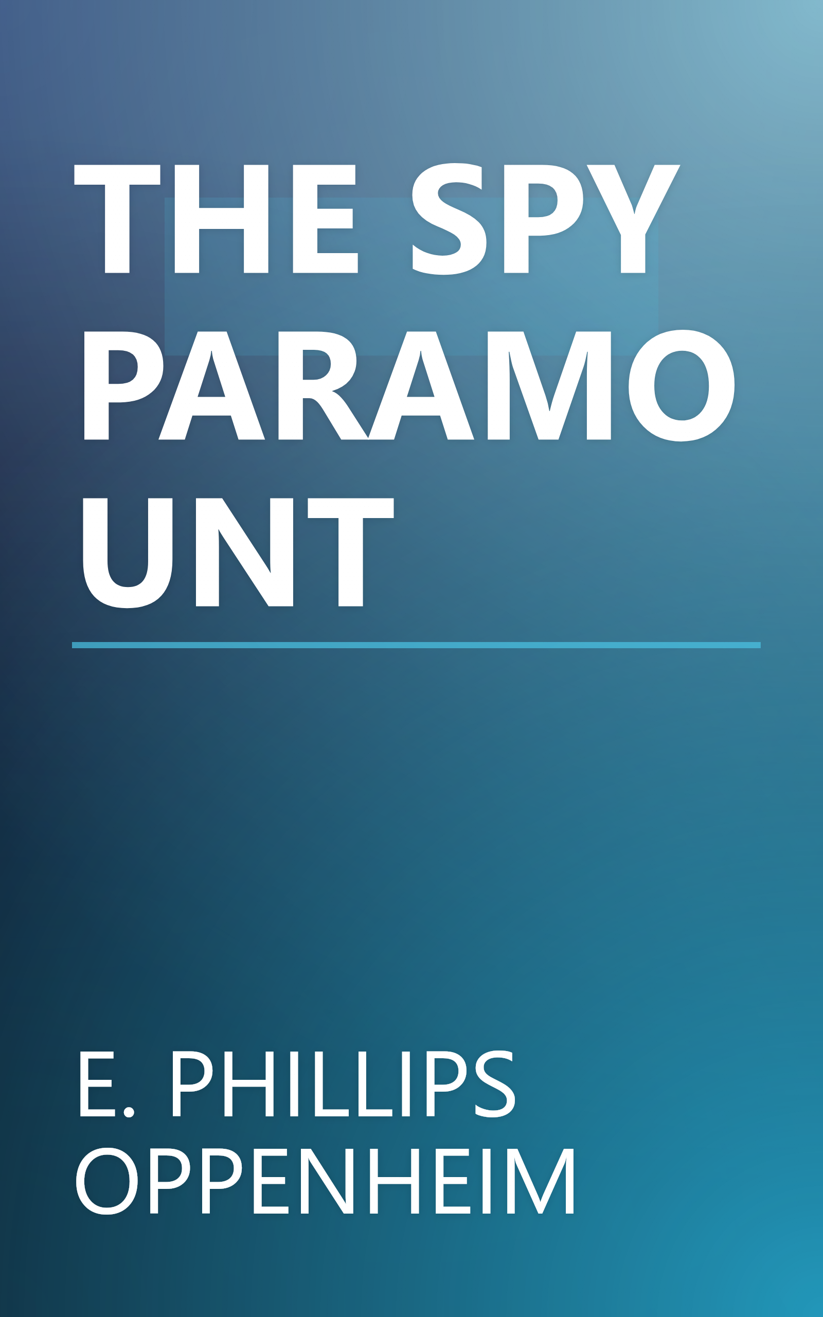 THE SPY PARAMOUNT book cover