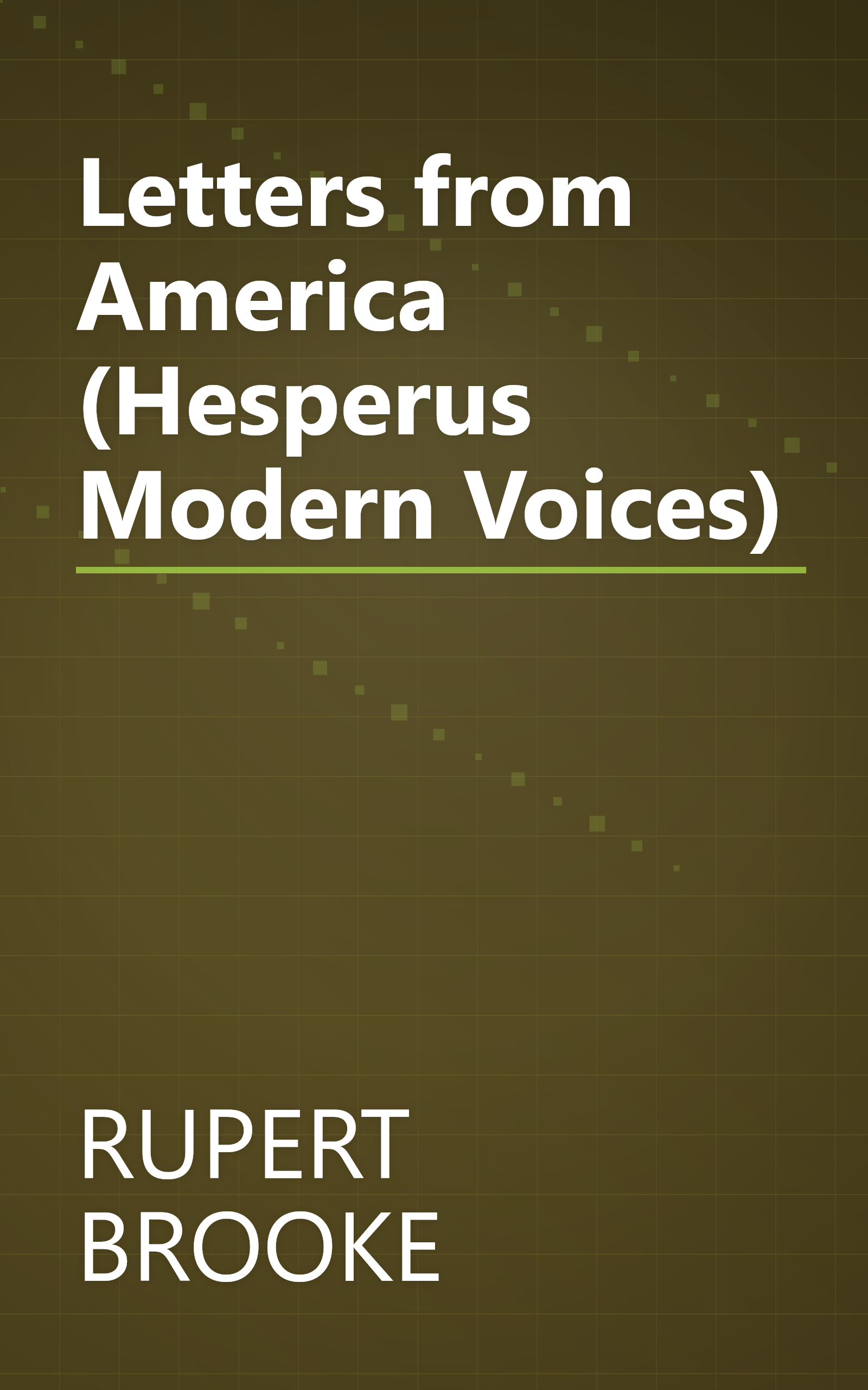 Letters from America (Hesperus Modern Voices) book cover